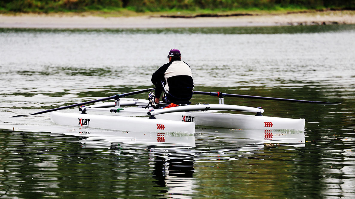 ROWonAIR® Ruderzubehör: teilbare Carbon Skulls rudern - Sportwerft®