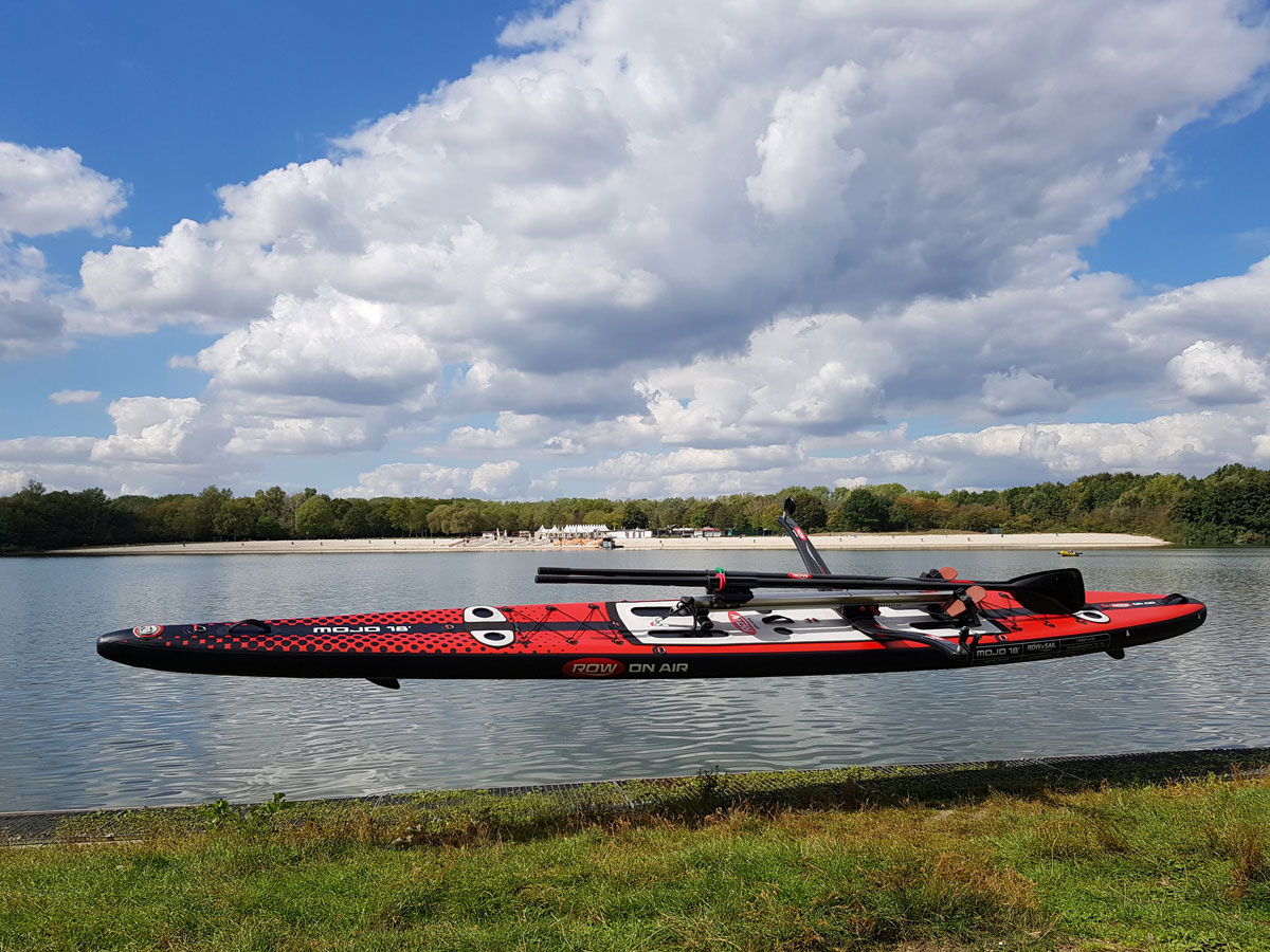 ROWonAIR®: aufblasbares SUP rudern, Skiff, Sport-Ruderboot testen ...