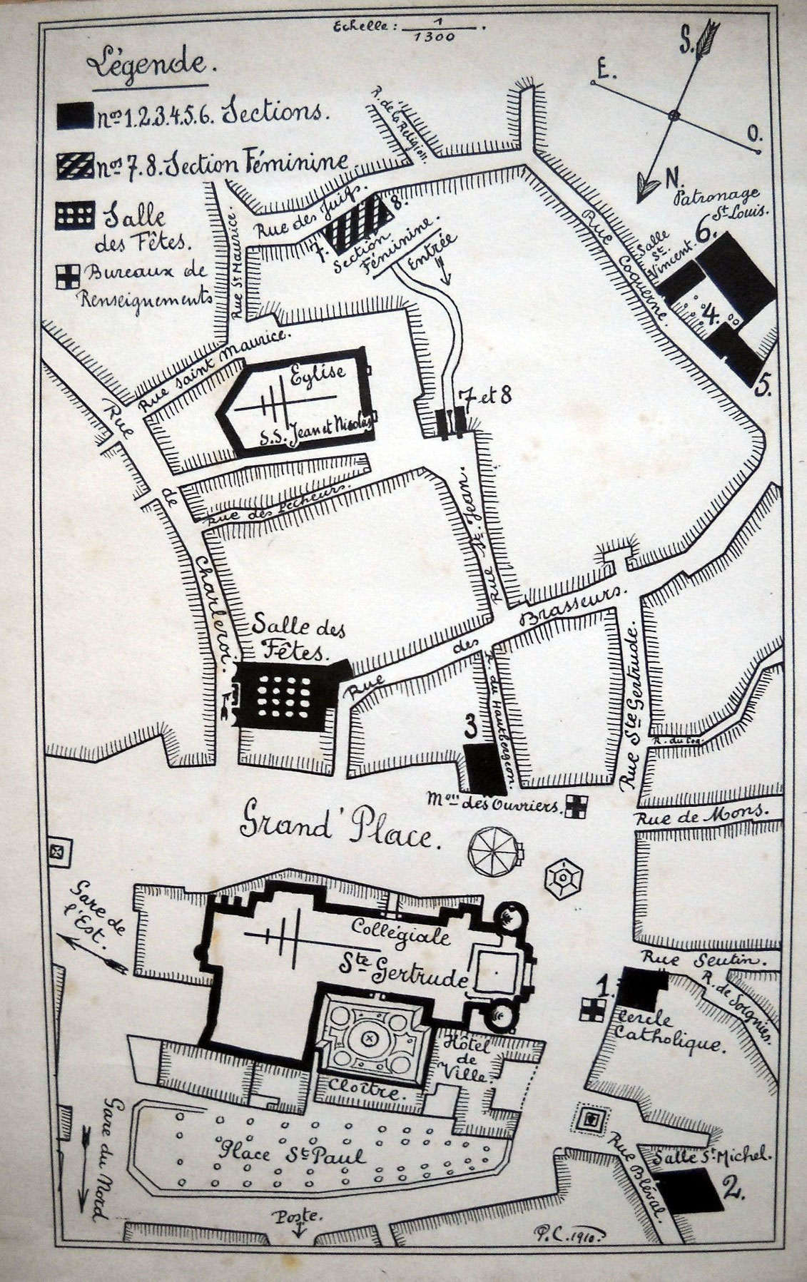 Plans de Nivelles - Mon vieux Nivelles
