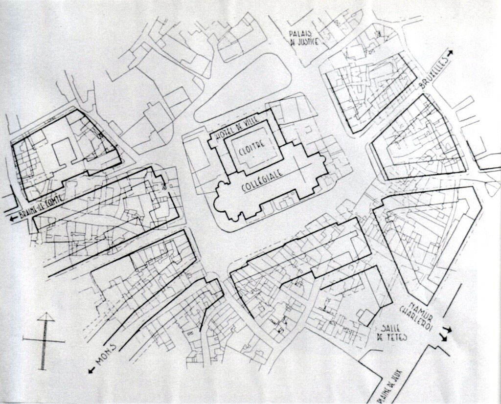 Plans de Nivelles - Mon vieux Nivelles