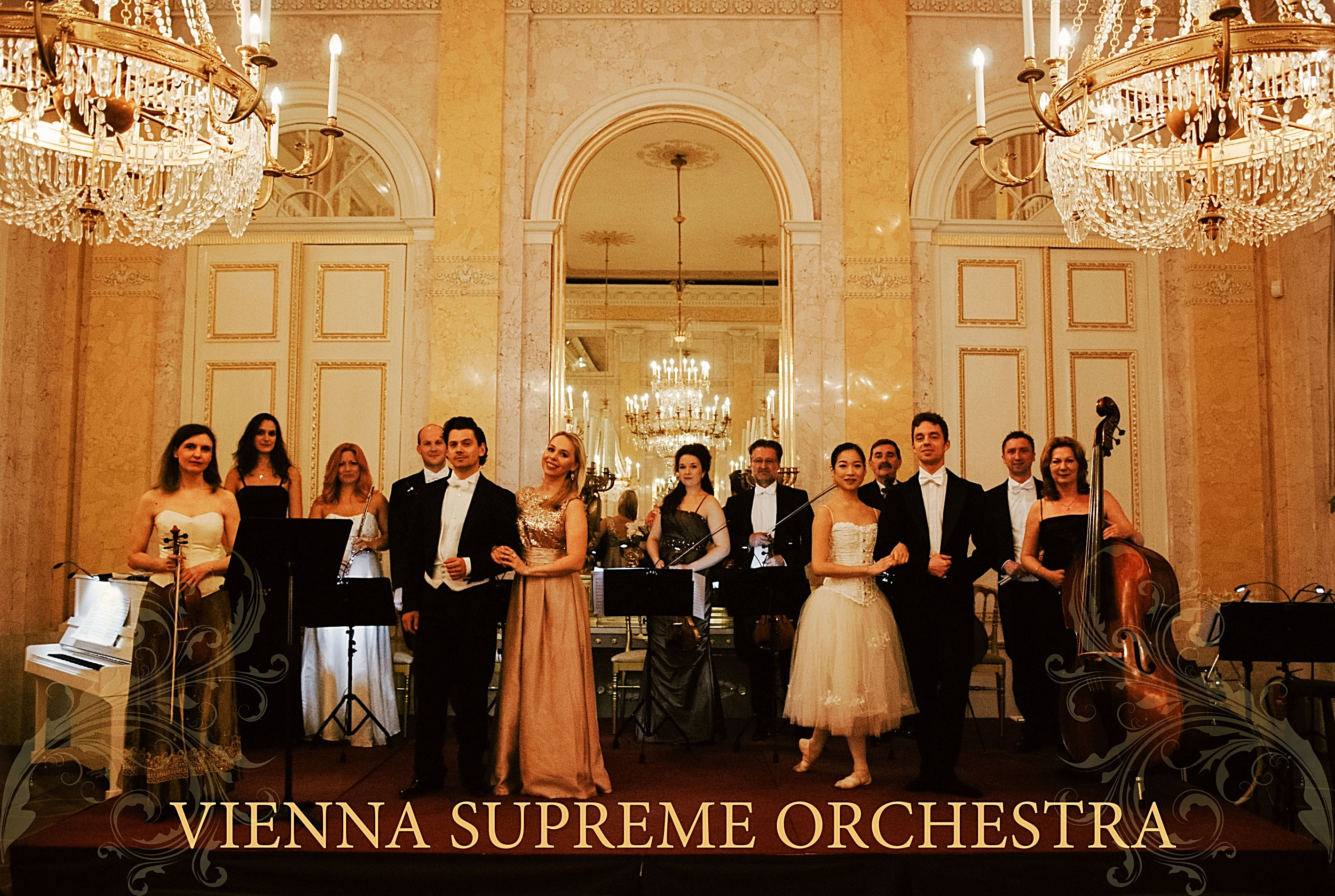 Vienna Supreme Orchestra plays pieces from Johann Strauss, Wolfgang ...