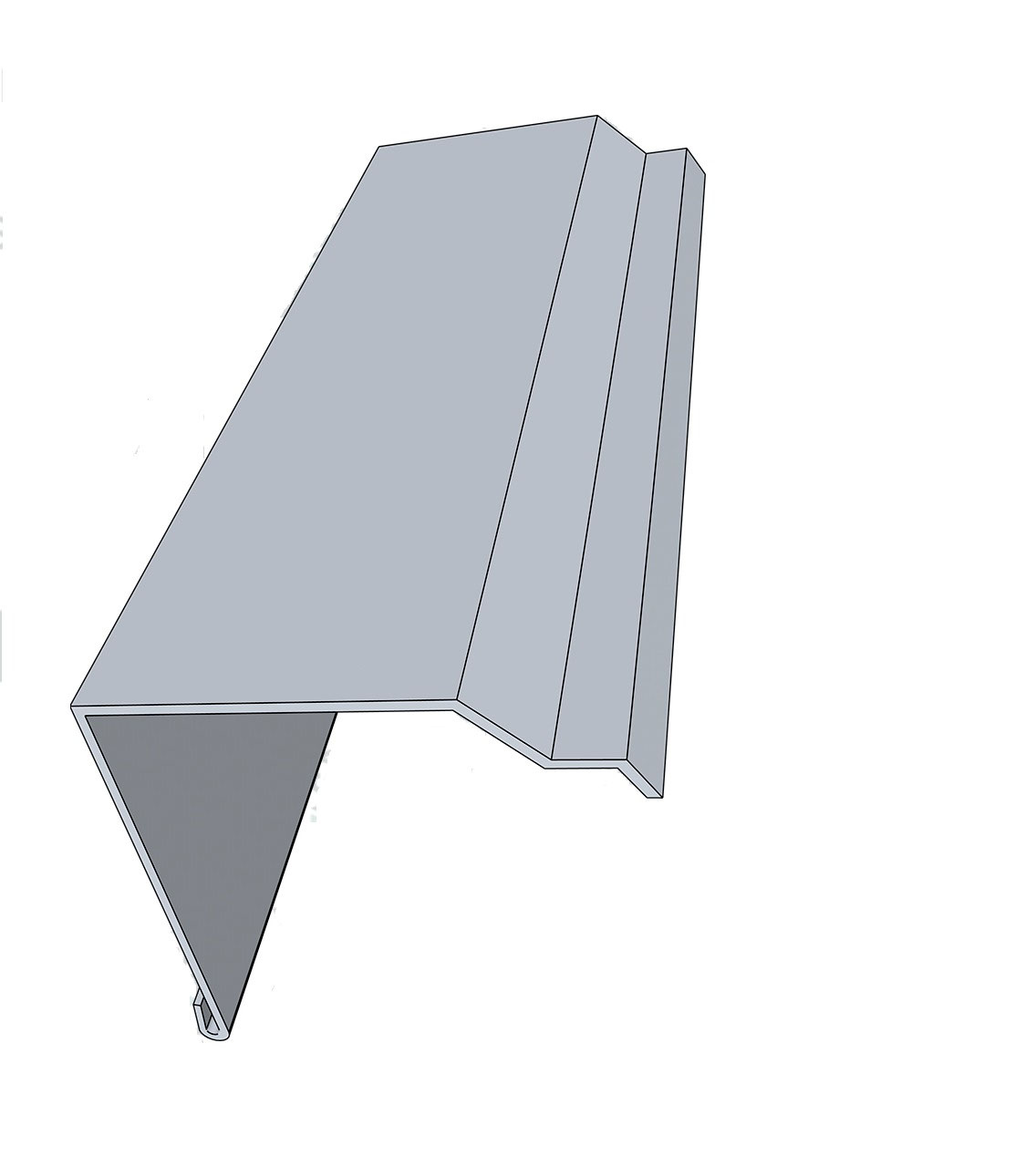 BOTAGUAS FLASHING O GOTERÓN DE LÁMINA PARA MURO “PARED” ÚTIL TAMBIÉN EN ...