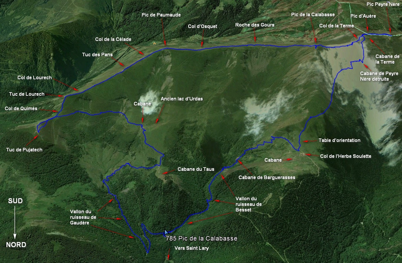 RANDONNEE EN BOUCLE AU PIC DE LA CALABASSE - Site de montagnes-pyrenees