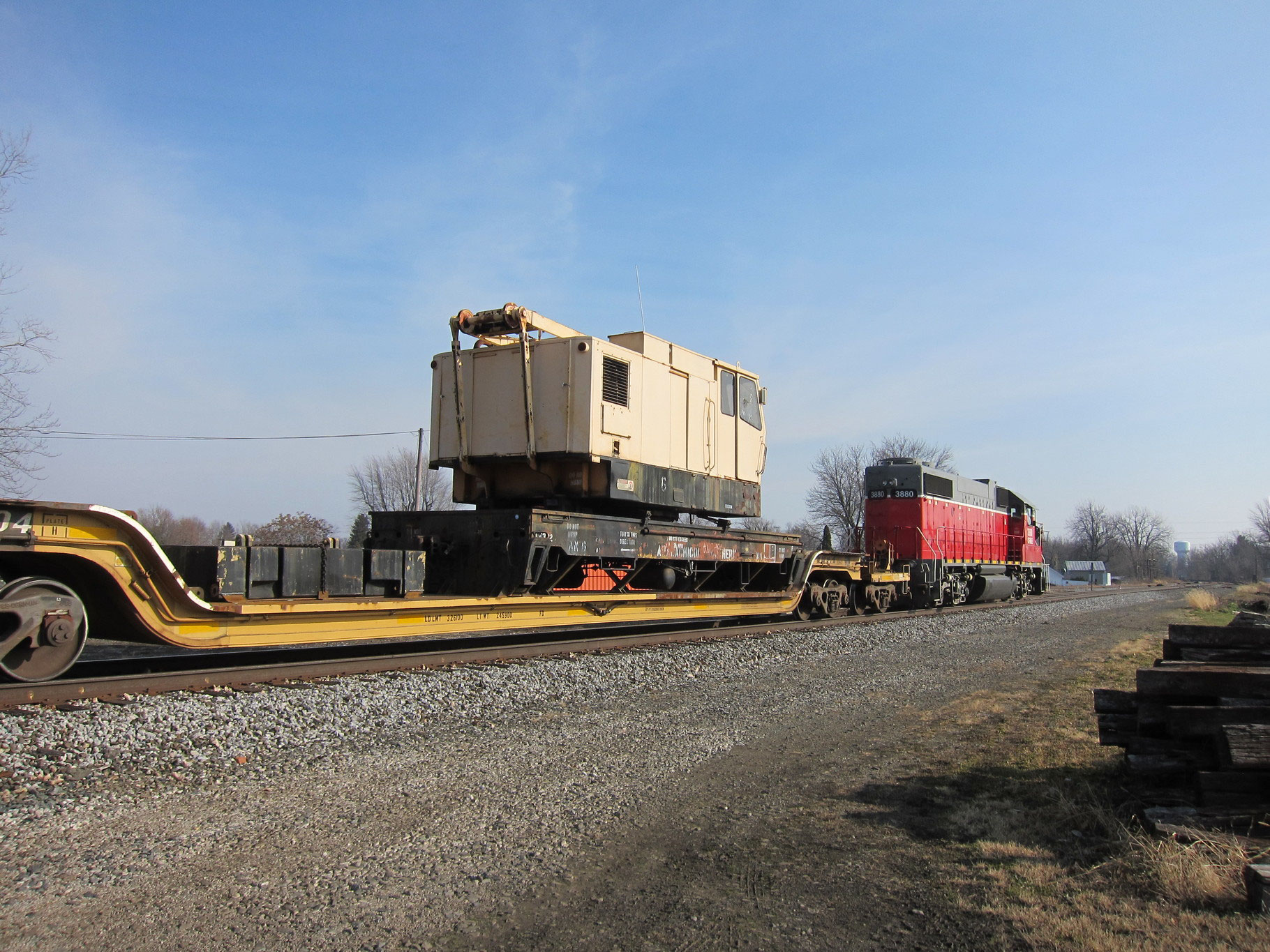 Eigenbau Depressed Flat Car "Union Pacific" 1:29 - Baltic Sea Coast Line