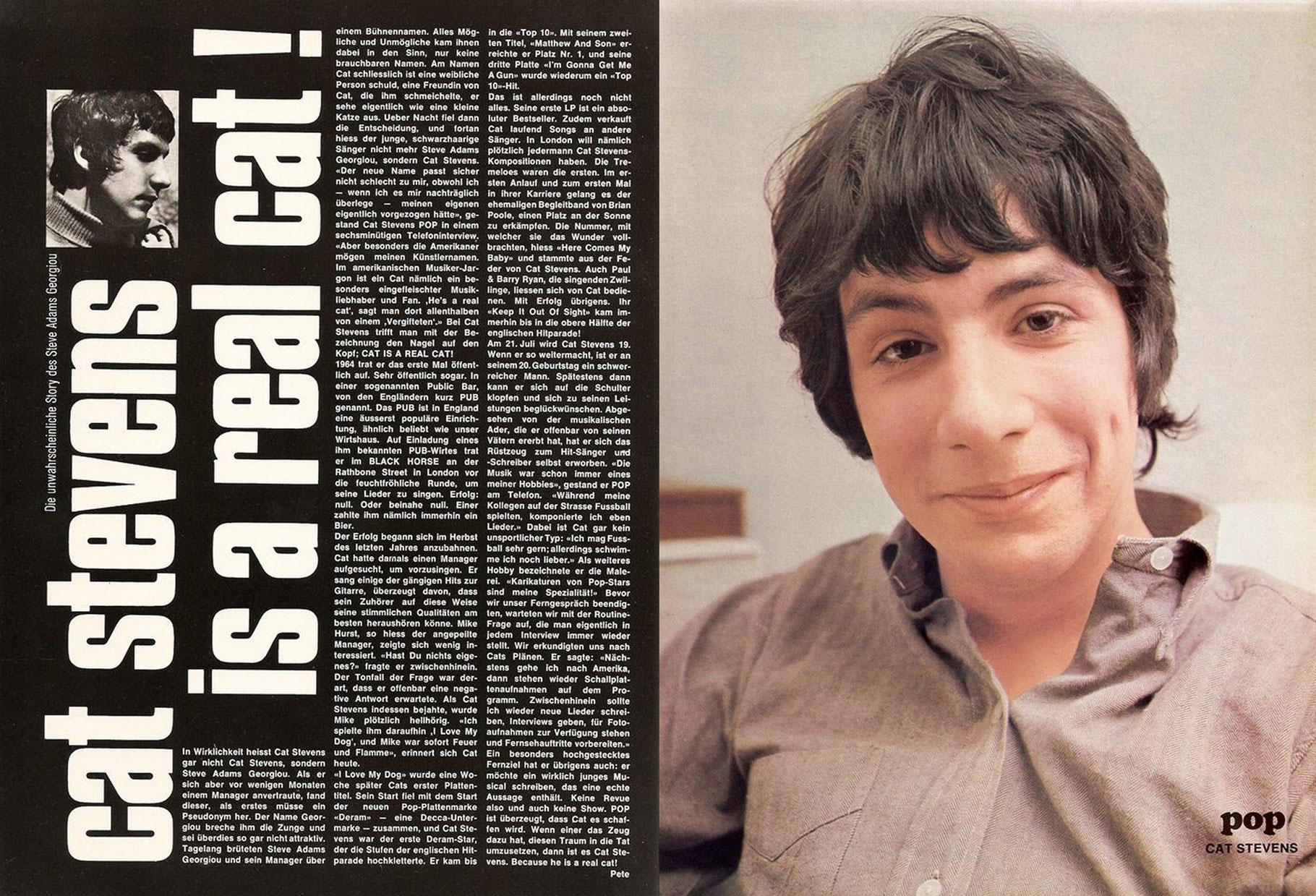 cat stevens early interview