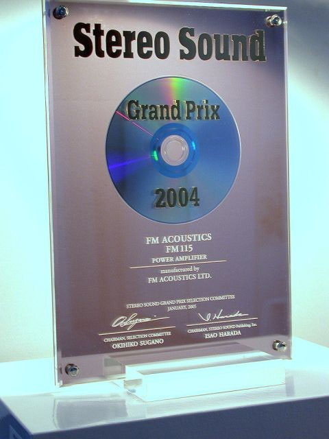 The Grand Prix of Stereo Sound has been awarded to the FM 115 - FM ...