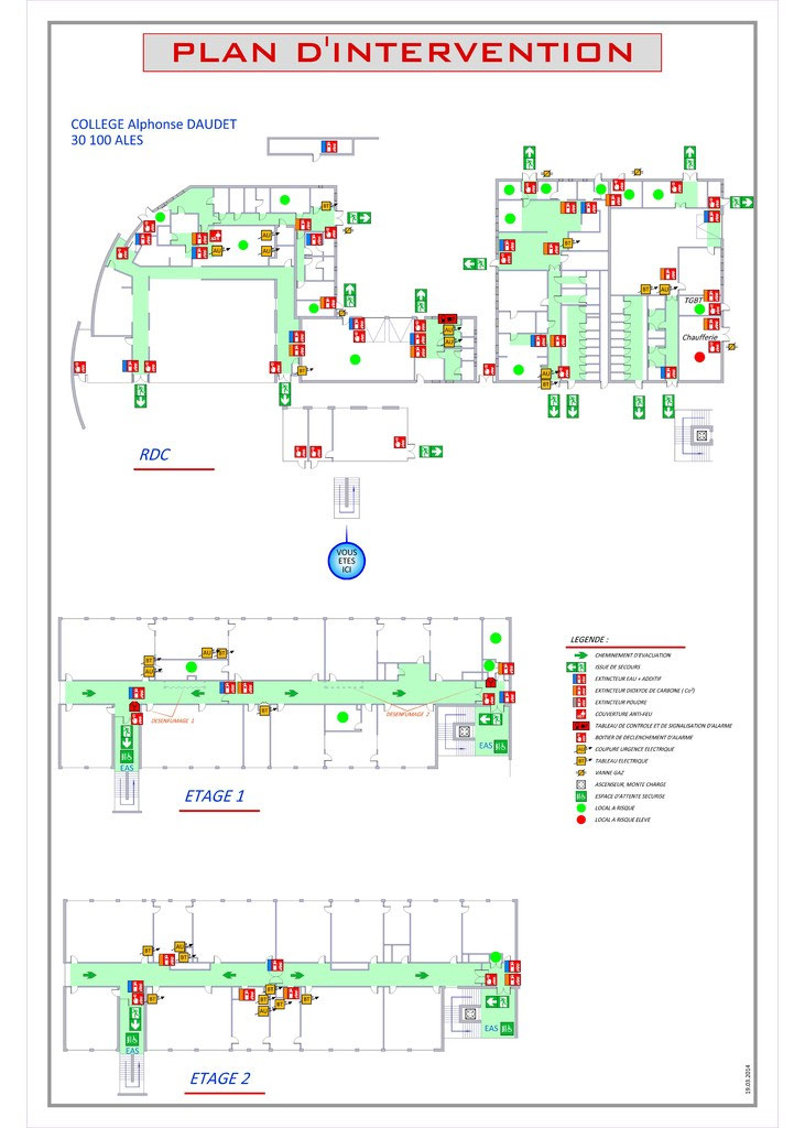 Plans Sécurité Incendie - Plans Evacuation Sécurité Incendie