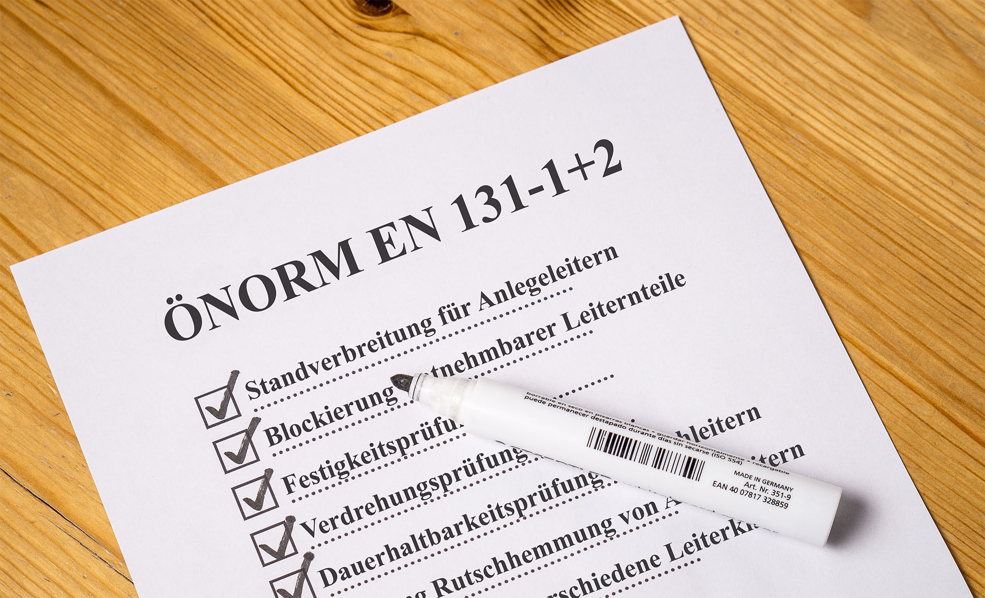 Die neue ÖNORM EN 131 - leicht, schnell, sicher