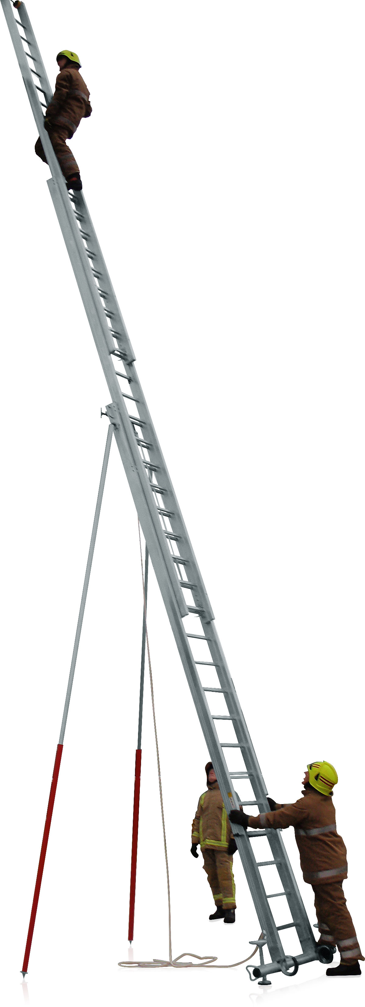 Extension Ladders, rope operated - leicht, schnell, sicher