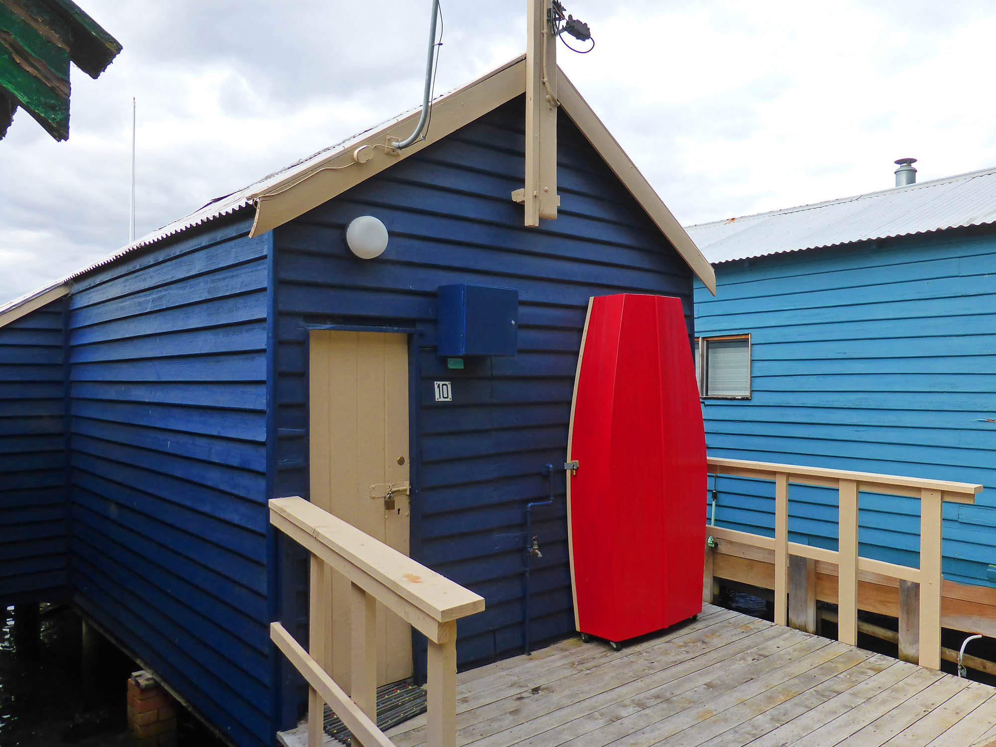 Cornelian Bay boat sheds - The Journey and the Destination