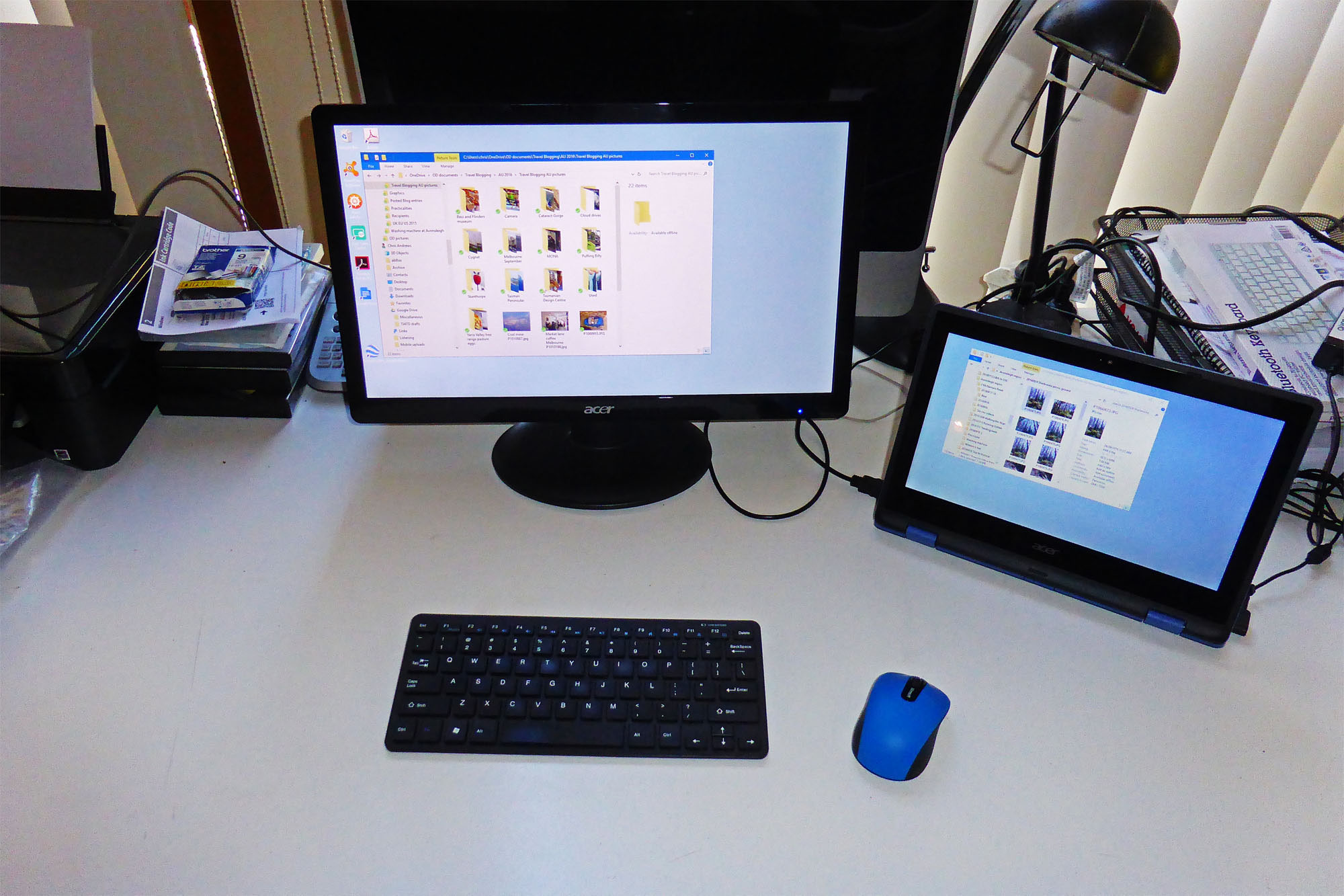 Travelling with a desktop monitor - The Journey and the Destination