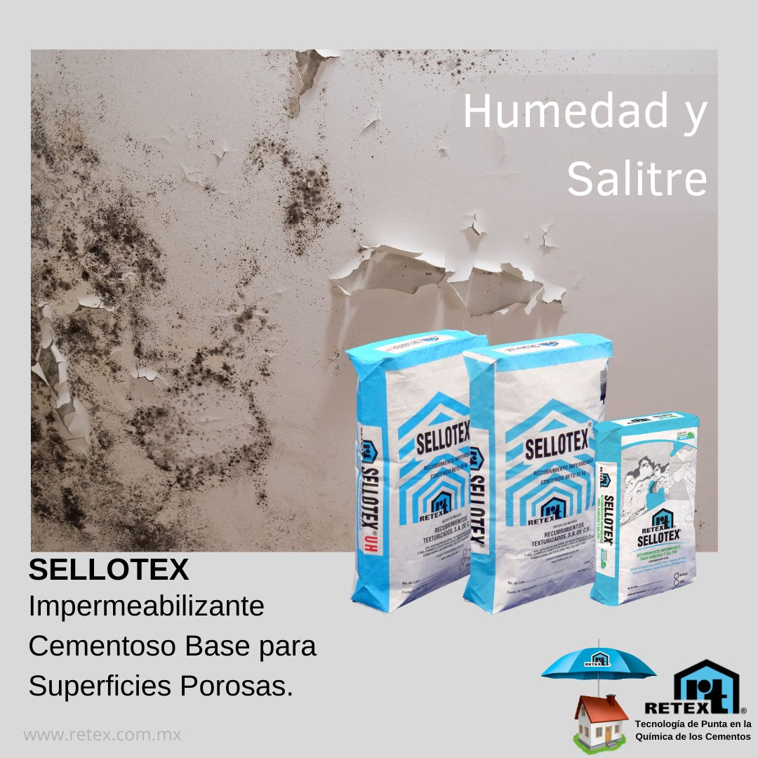 Impermeabilizantes cementosos RETEX | SELLOTEX ecológico - Productos ...