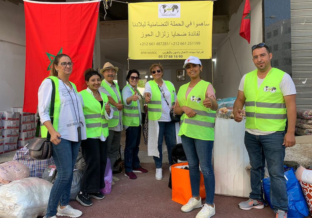 BPW International Help for BPW Morocco's Earthquake Solidarity Campaign ...