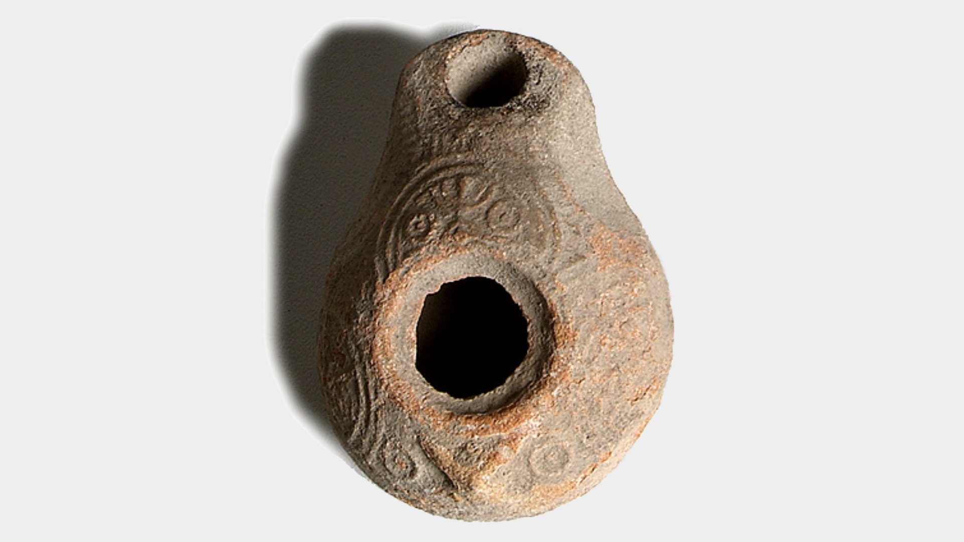 Ancient Oil Lamps with a Menorah - Structure Bible Menorah ...