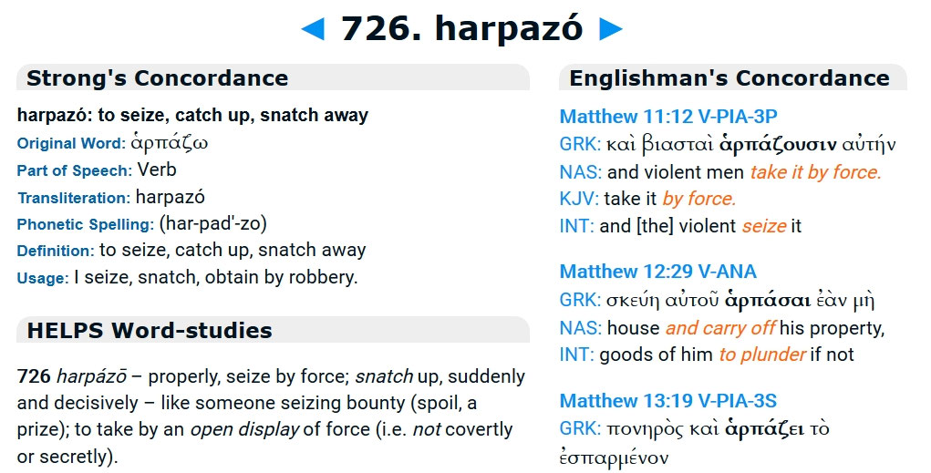 The Rapture of the Church - Harpazo - Structure Bible Menorah ...