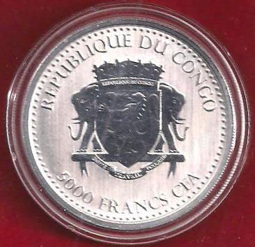 MONEDAS DEL CONGO. (FRANCO CFA DE ÁFRICA CENTRAL). REPÚBLICA DEL CONGO ...