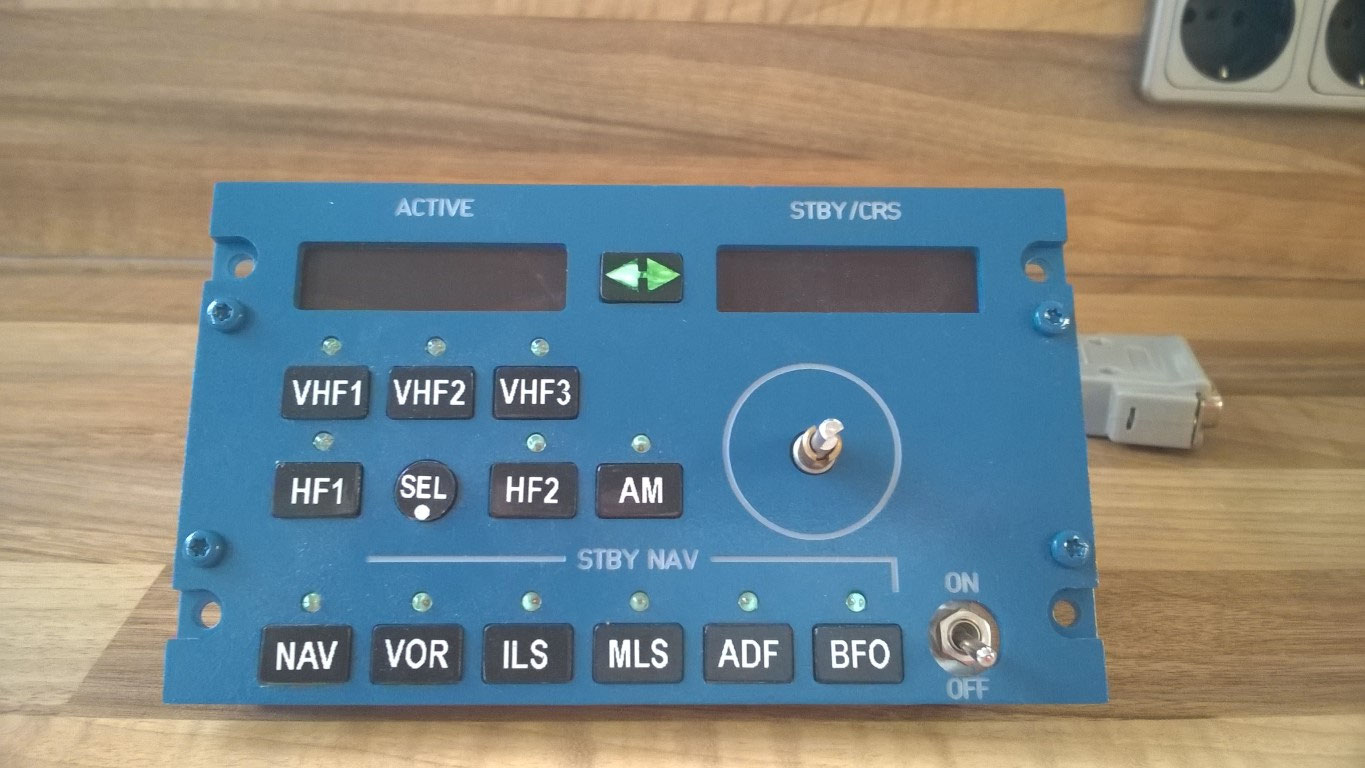 Radio Management Panel - A320 Homecockpit - Christian Kaiser