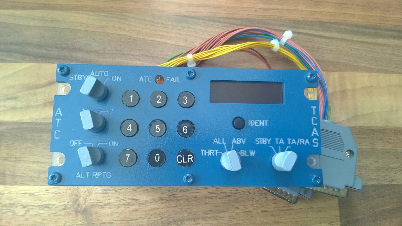 ATC/TCAS Panel - A320 Homecockpit - Christian Kaiser