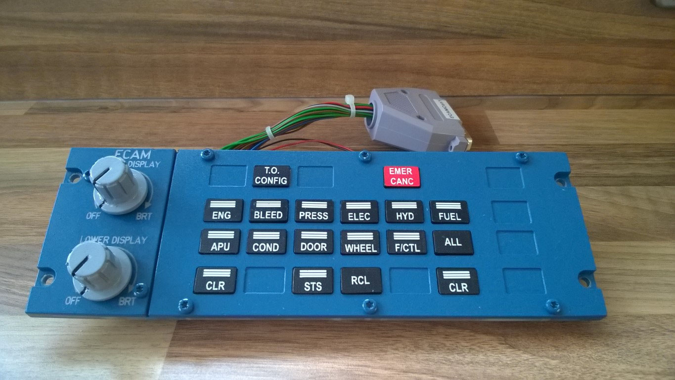 ECAM Control Panel - A320 Homecockpit - Christian Kaiser