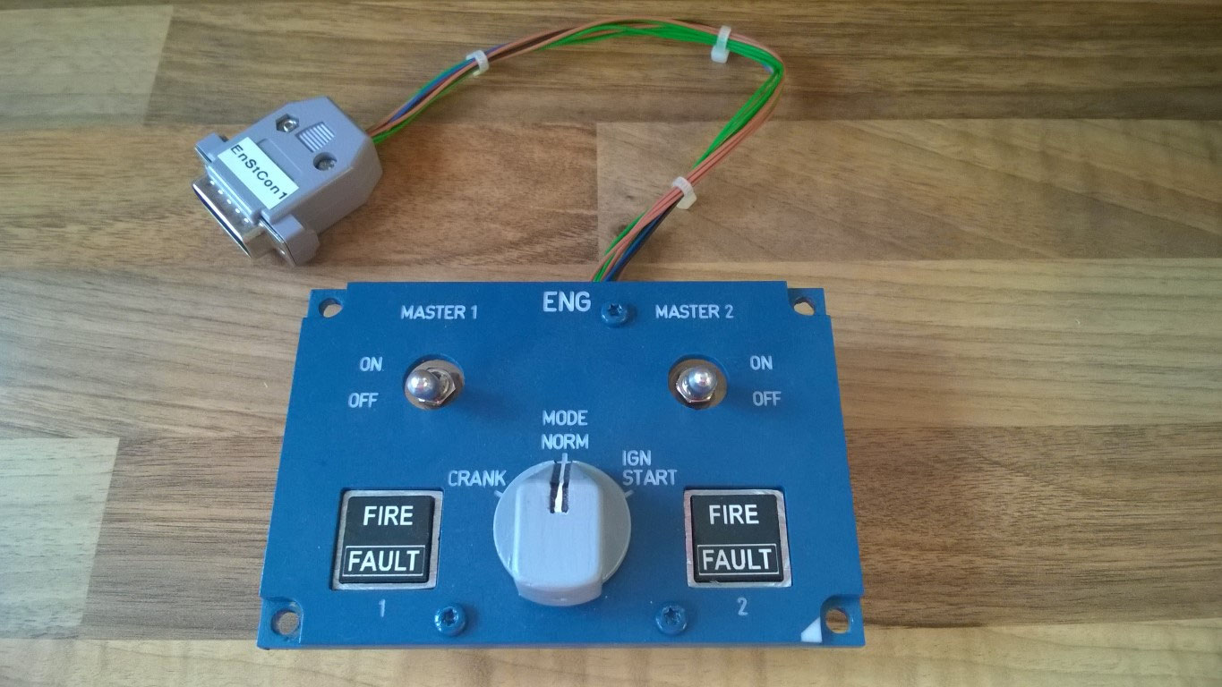 Engine Ignition Panel - A320 Homecockpit - Christian Kaiser