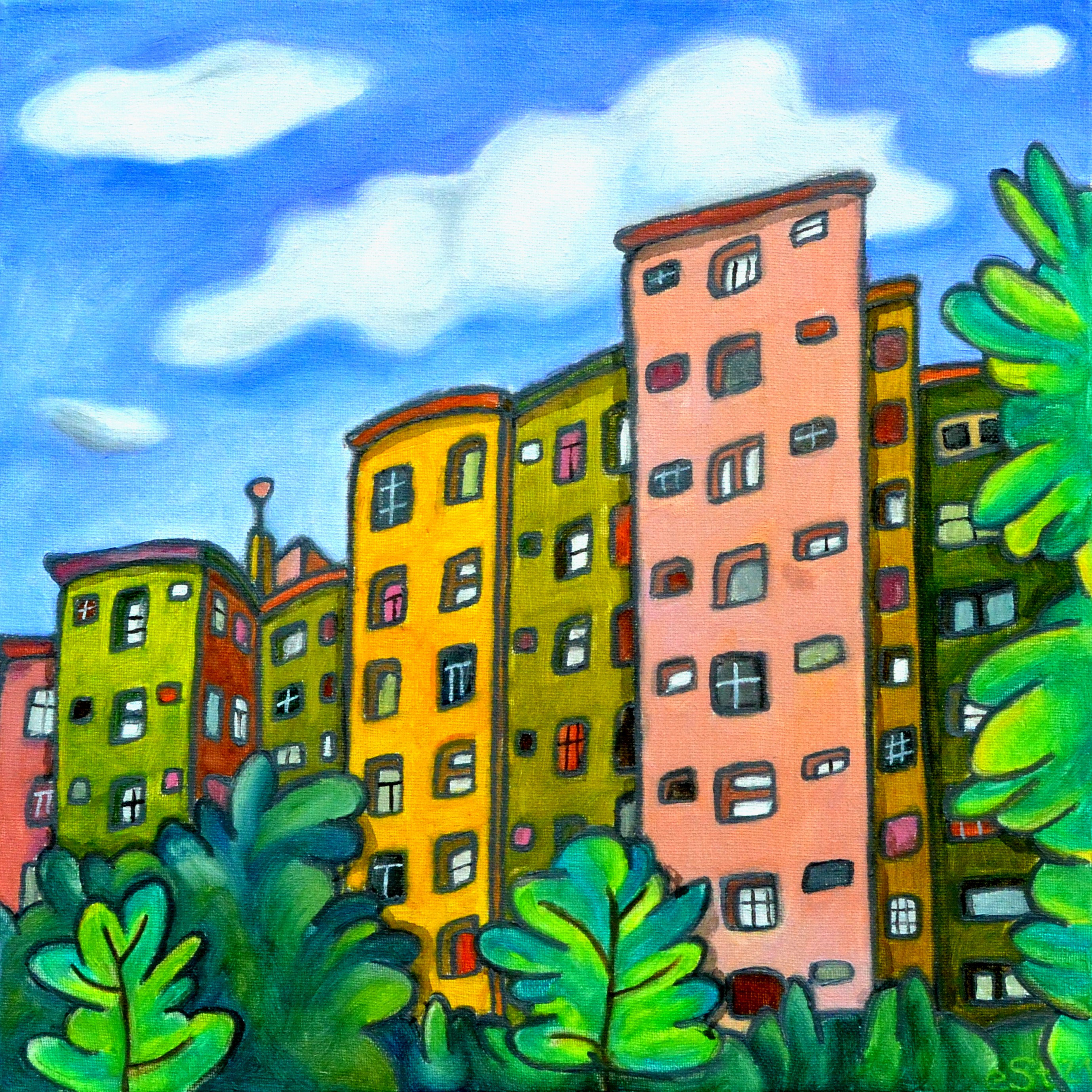 For Sale - Gemälde von Eugenie Strasser Paintings by Eugenie Strasser