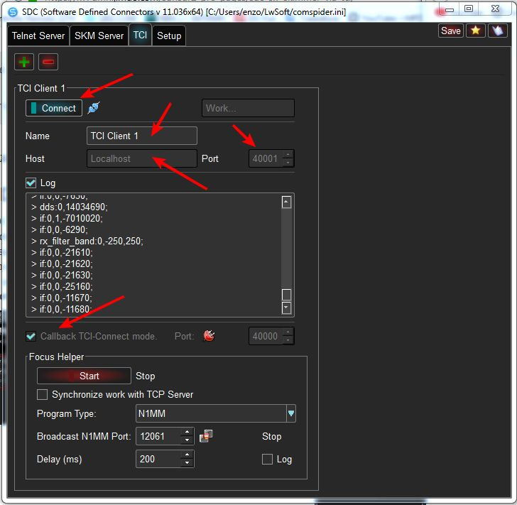 SDC (cw) Skimmer - IW7DMH - Ham Radio Station