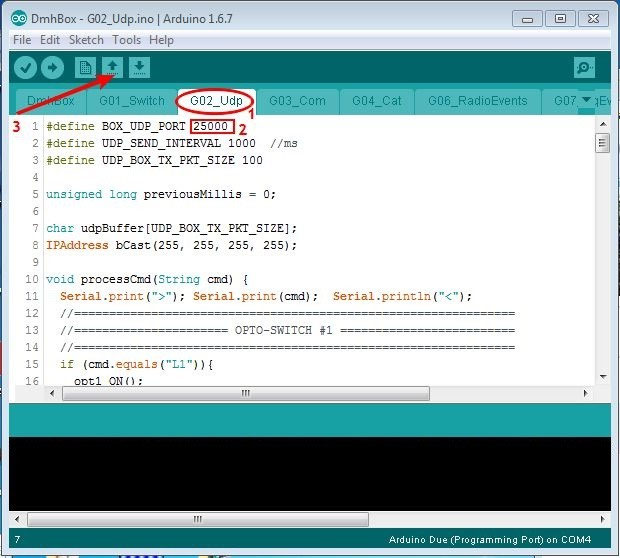 Arduino Firmware - IW7DMH - Ham Radio Station