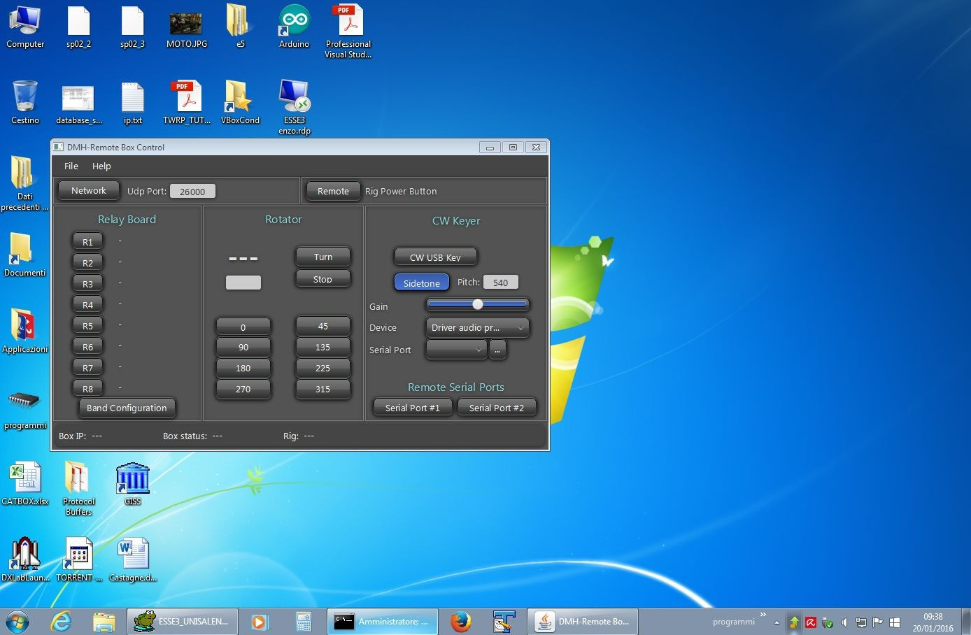 Control Software - IW7DMH - Ham Radio Station
