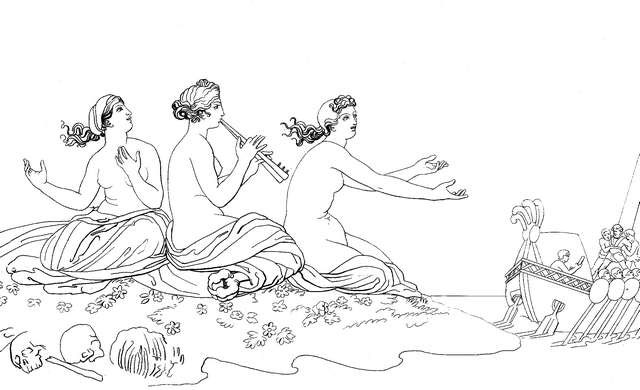 the sirens in the odyssey story