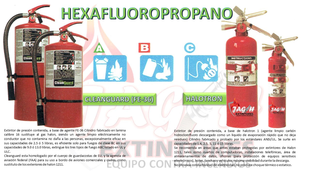 HEXAFLUOROPROPANO (HFC-236-FA) - Página web de jagih-extintores