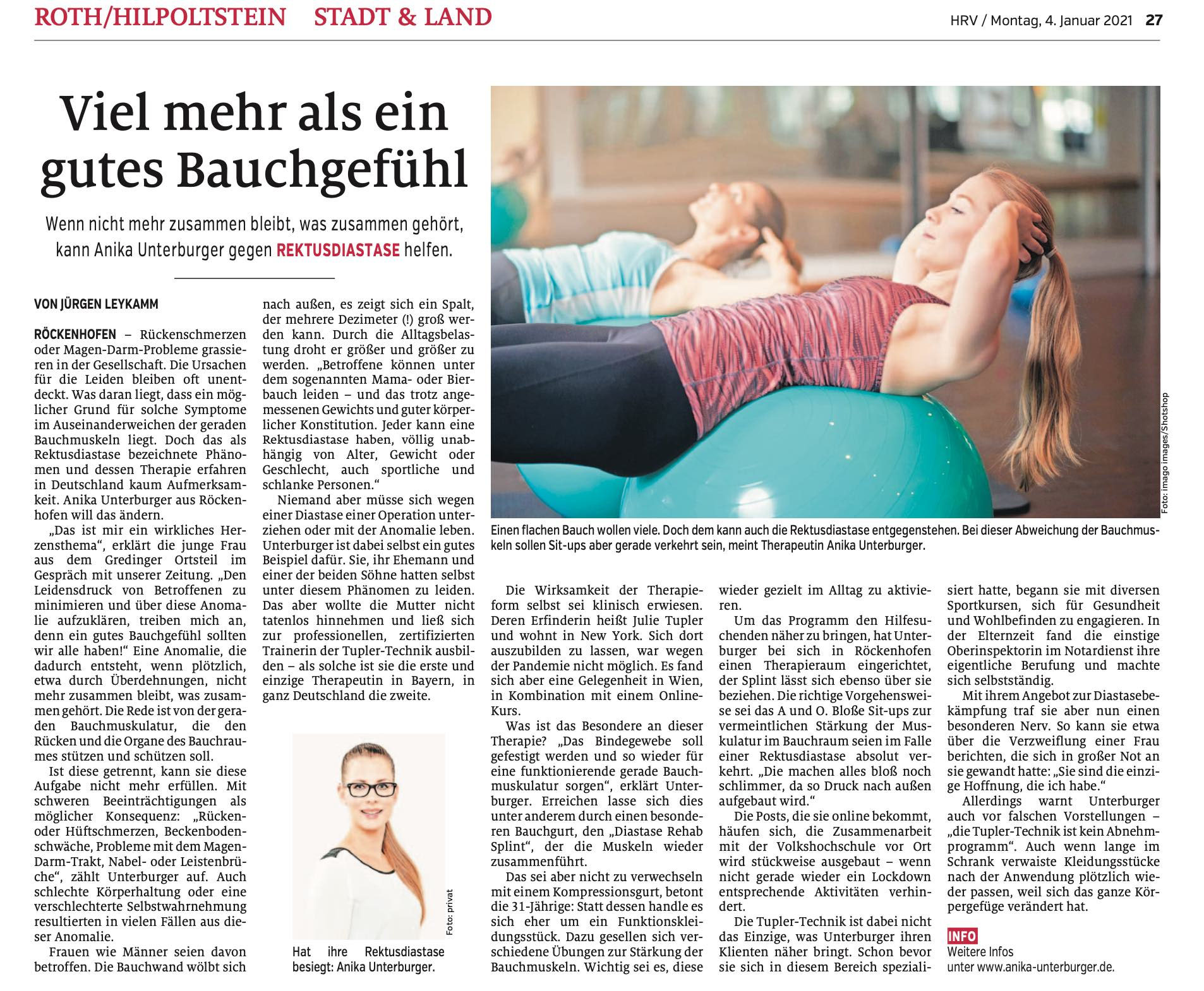 Tupler Technik® - Diastasis Rehab Splint® - Anika Unterburger - Anika ...