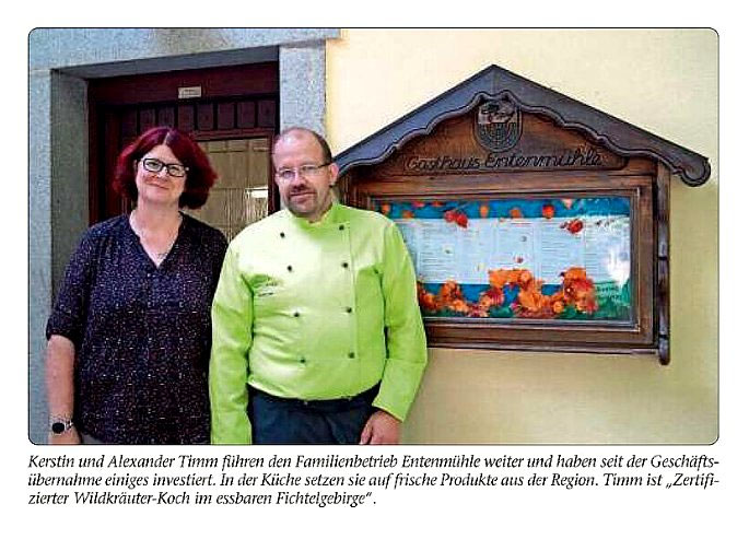 Geschichte der Entenmühle - Urlaub Naturpark Fichtelgebirge Frankenwald ...