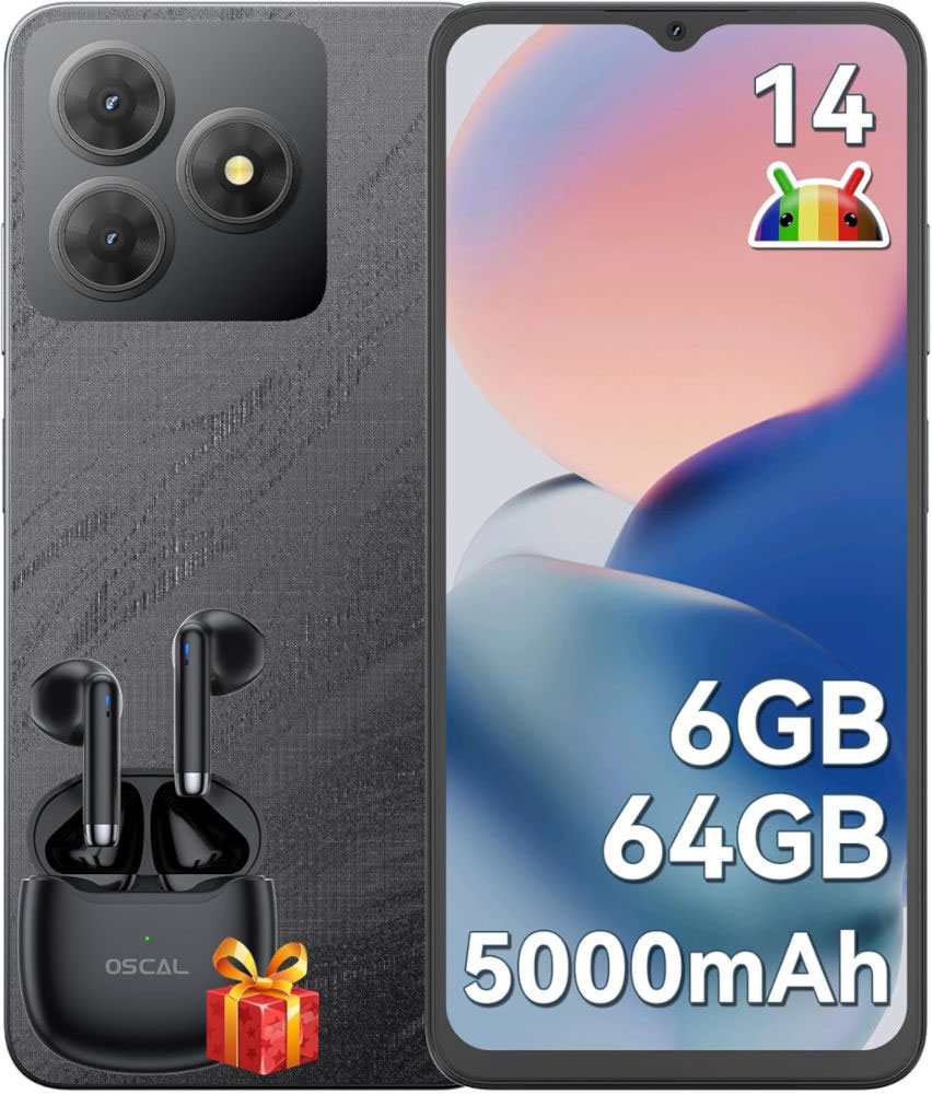 Smartphone à petit prix: l'OSCAL FLAT 2C à 69.9€ + écouteurs gratuits ...