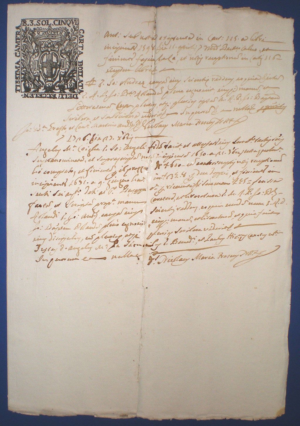 Documenti antichi, cenni di storia e video - mercatini delle pulci ...