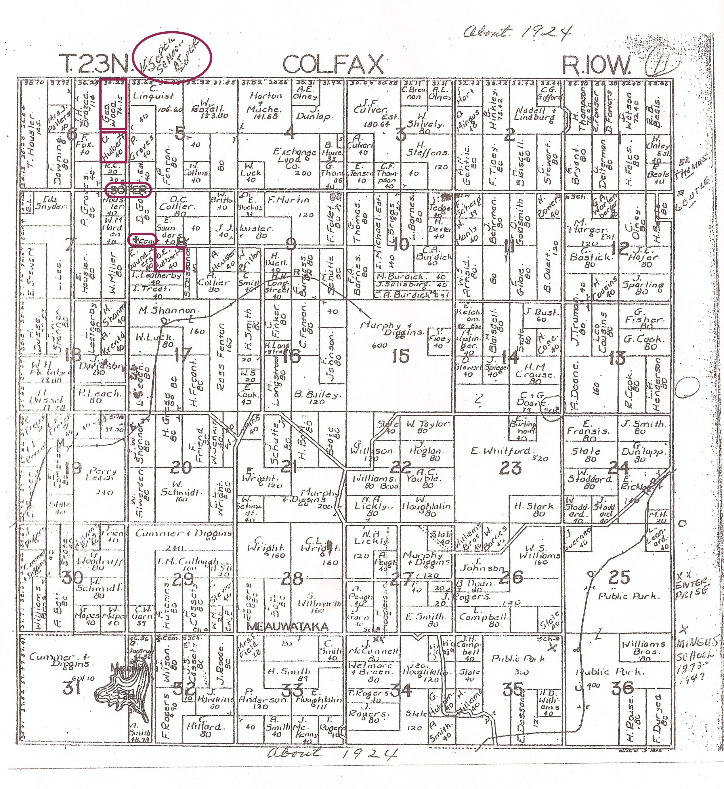Soper School on M-42 (aka 16 Mile Road) - hulberts