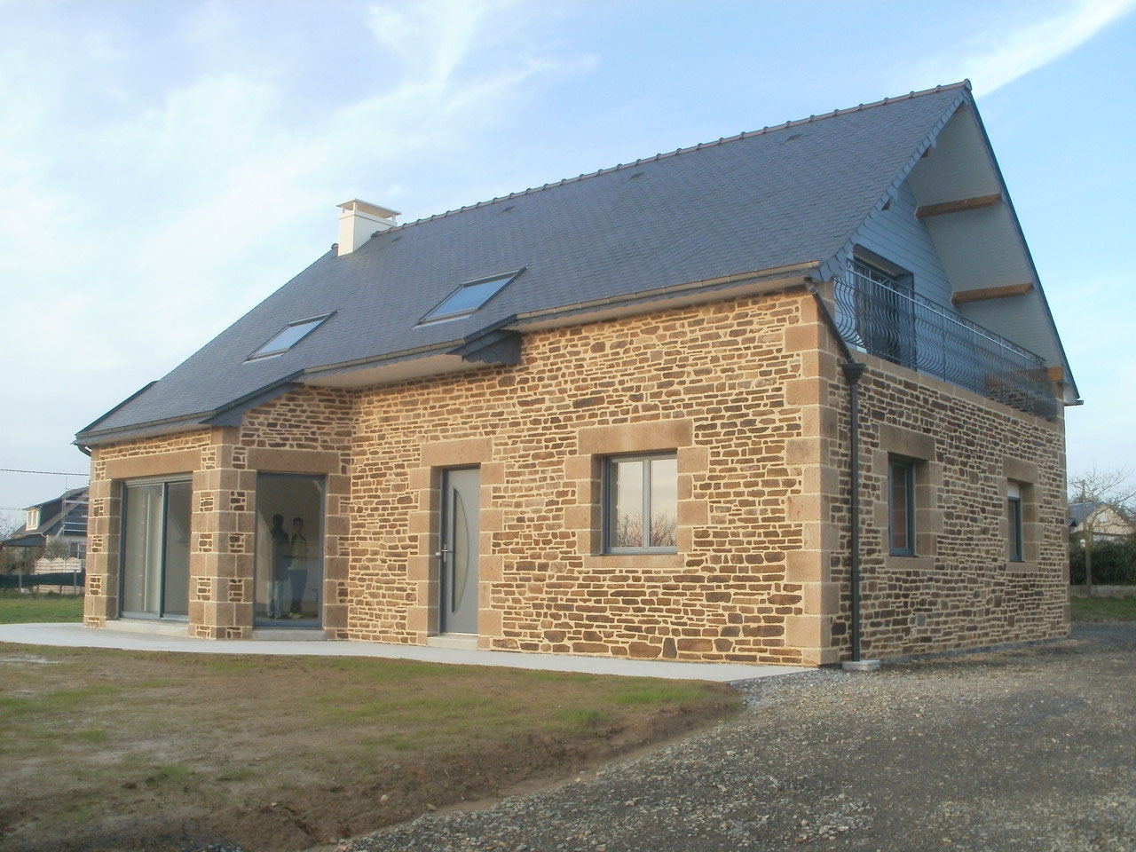 Construction pierre - Site de hantrais-maconnerie