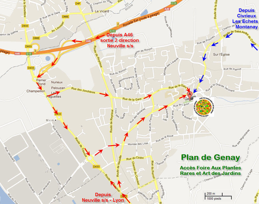 Informations pratiques: - Foire aux plantes et art des jardins de genay