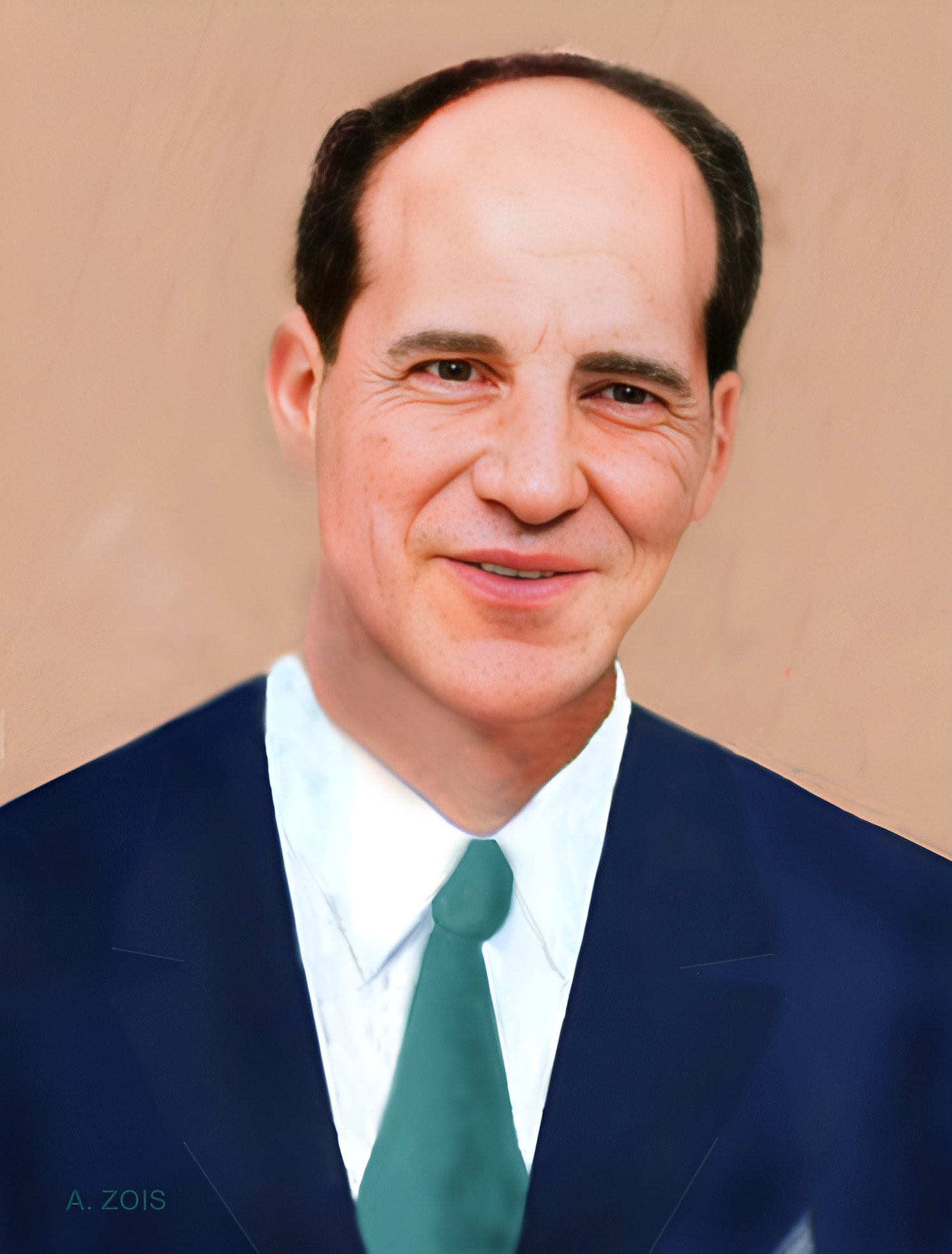 Rendered photos of Meher Baba's Western Men Close Ones by Anthony Zois ...