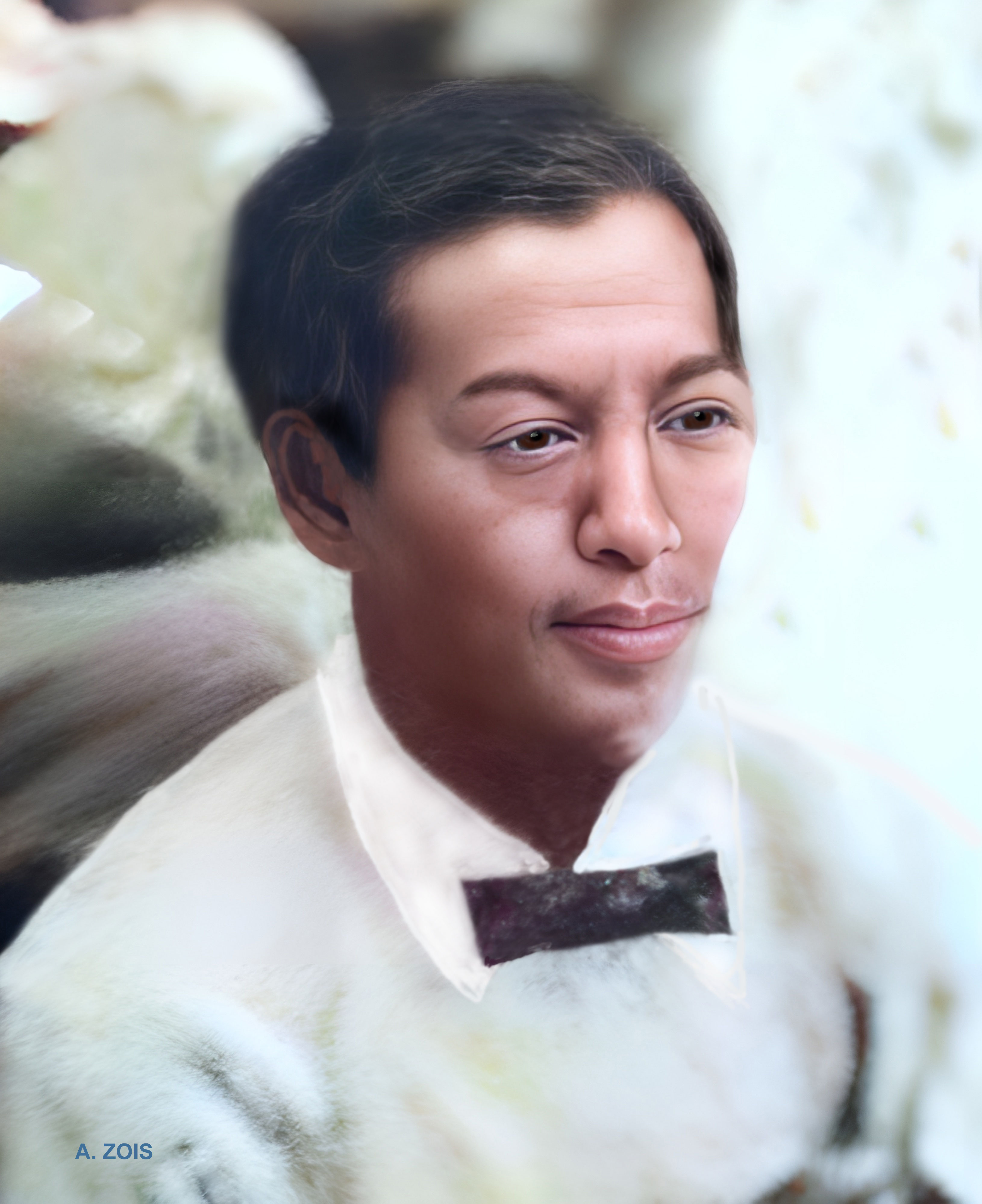 Rendered photos of Meher Baba's Western Men Close Ones by Anthony Zois ...