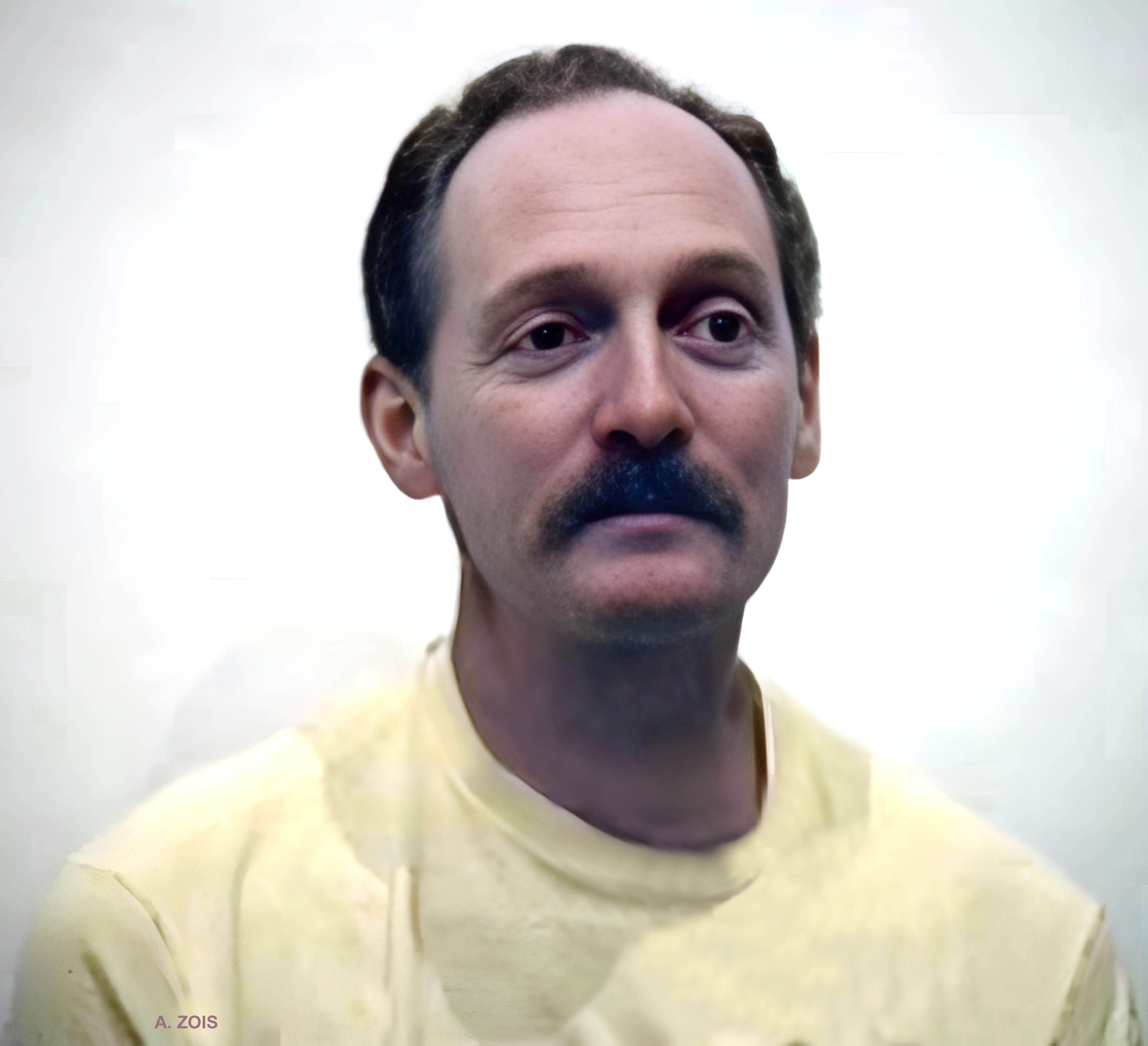 Rendered photos of Meher Baba's Western Men Close Ones by Anthony Zois ...