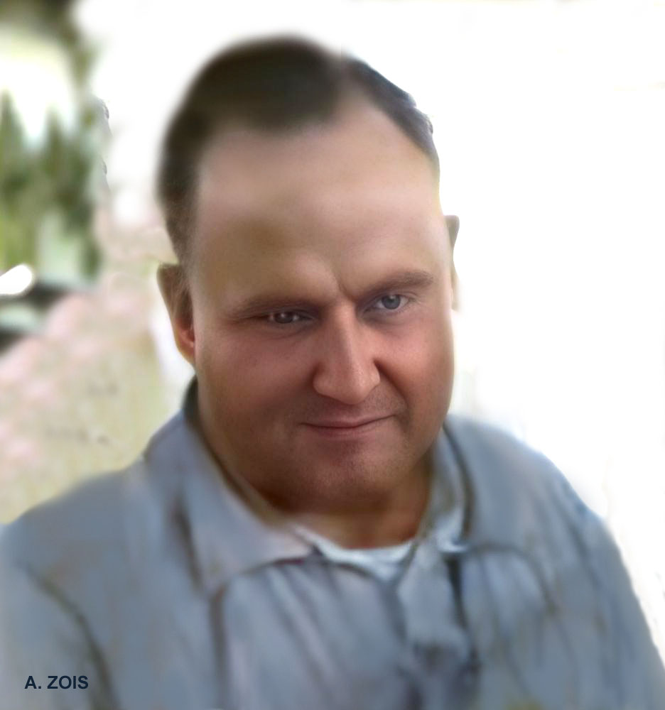 Rendered photos of Meher Baba's Western Men Close Ones by Anthony Zois ...