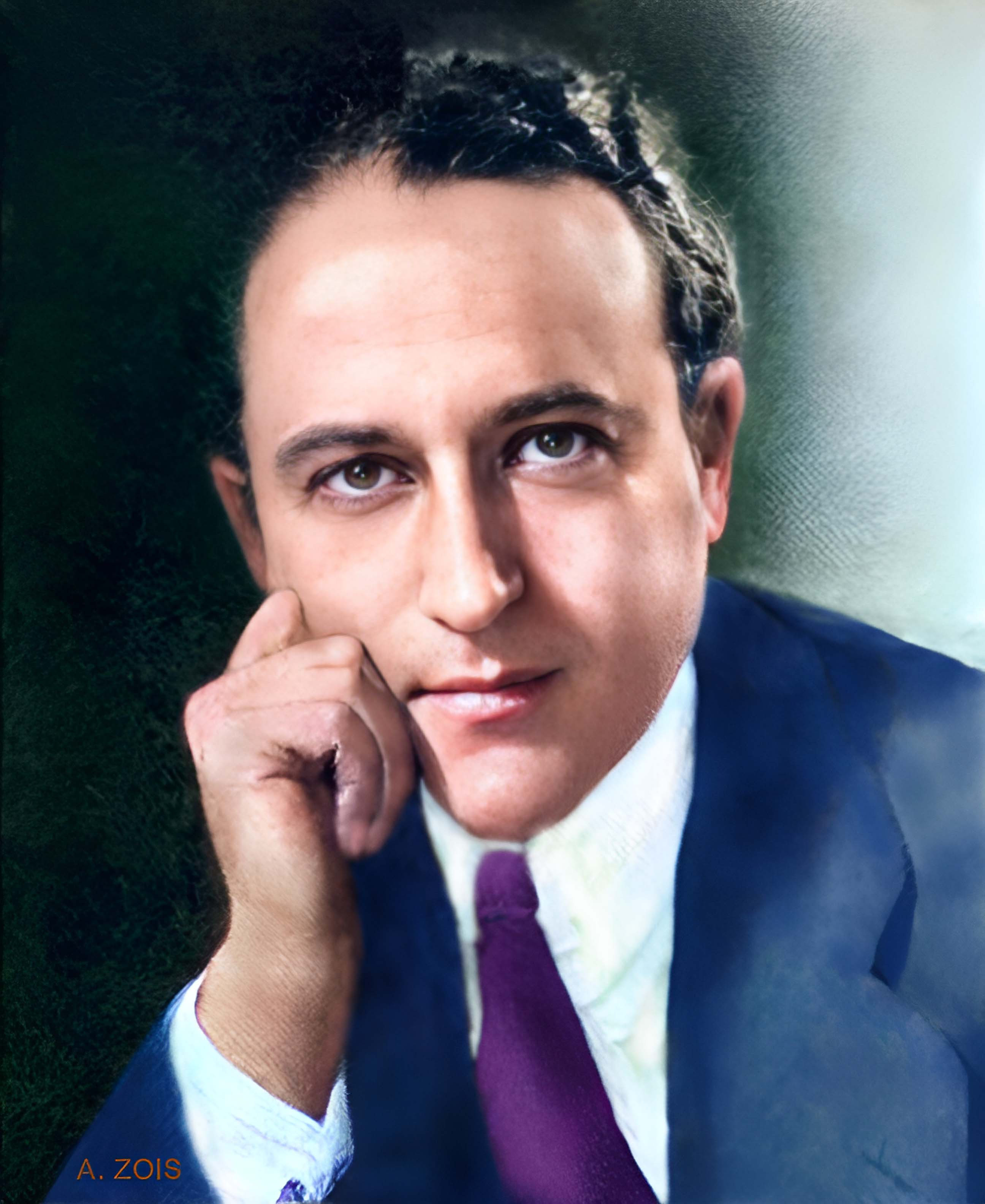 Rendered photos of Meher Baba's Western Men Close Ones by Anthony Zois ...