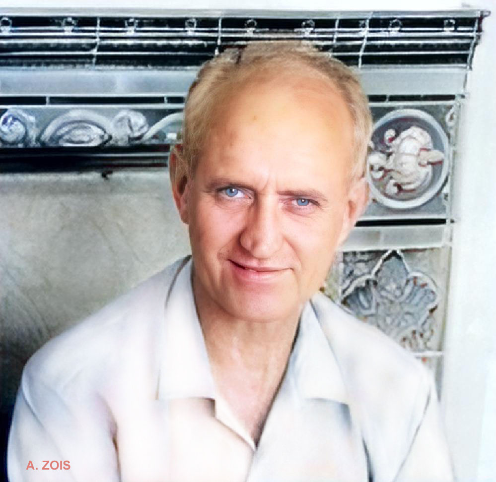 Rendered photos of Meher Baba's Western Men Close Ones by Anthony Zois ...