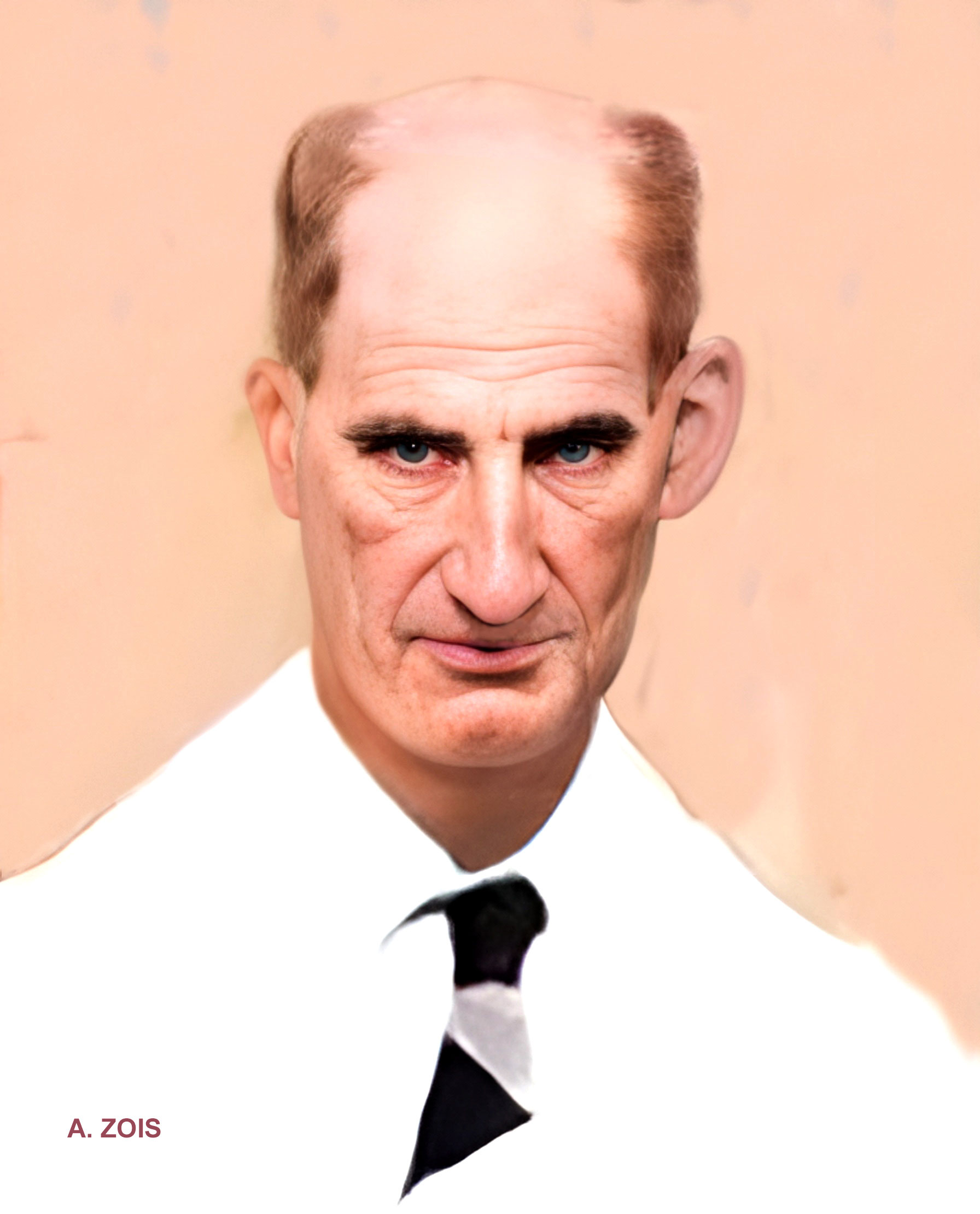 Rendered photos of Meher Baba's Western Men Close Ones by Anthony Zois ...