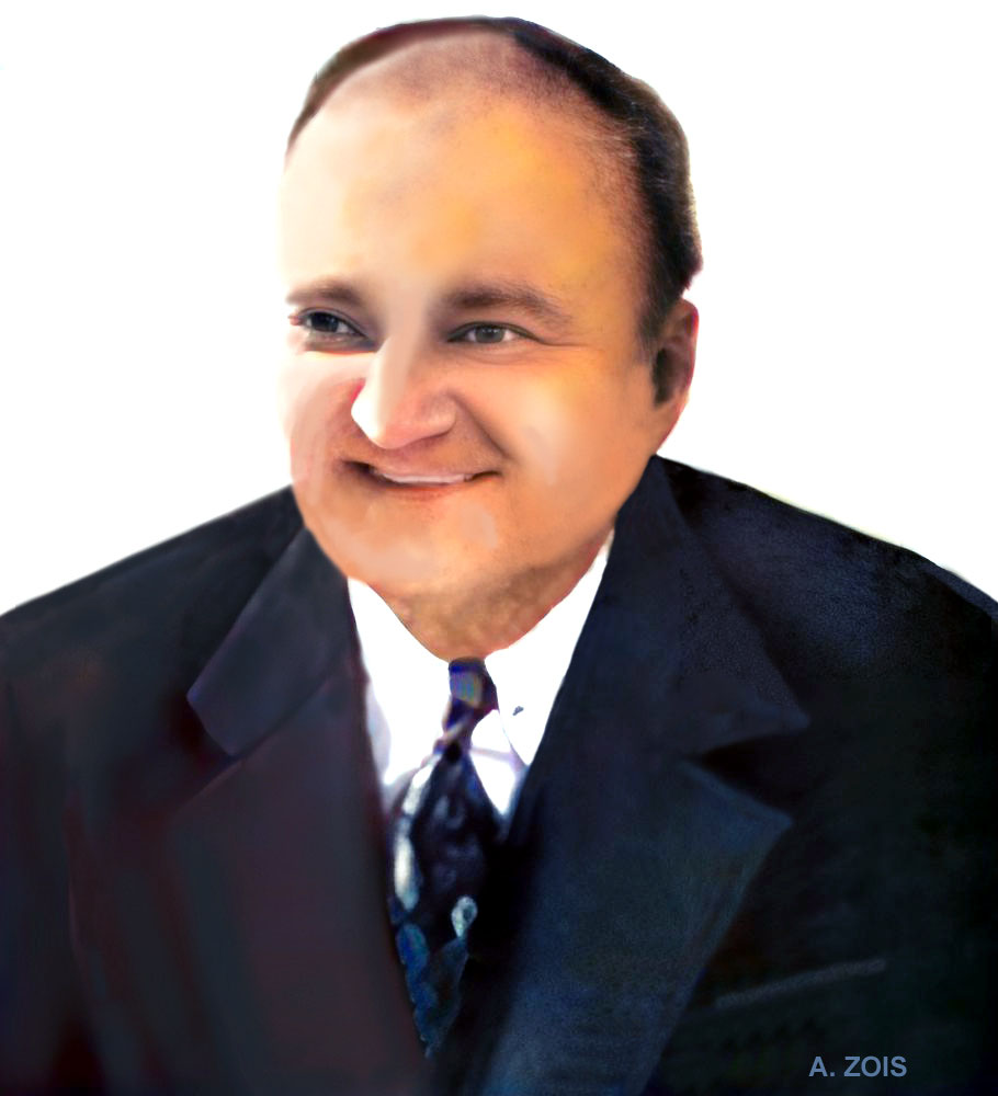 Rendered photos of Meher Baba's Western Men Close Ones by Anthony Zois ...