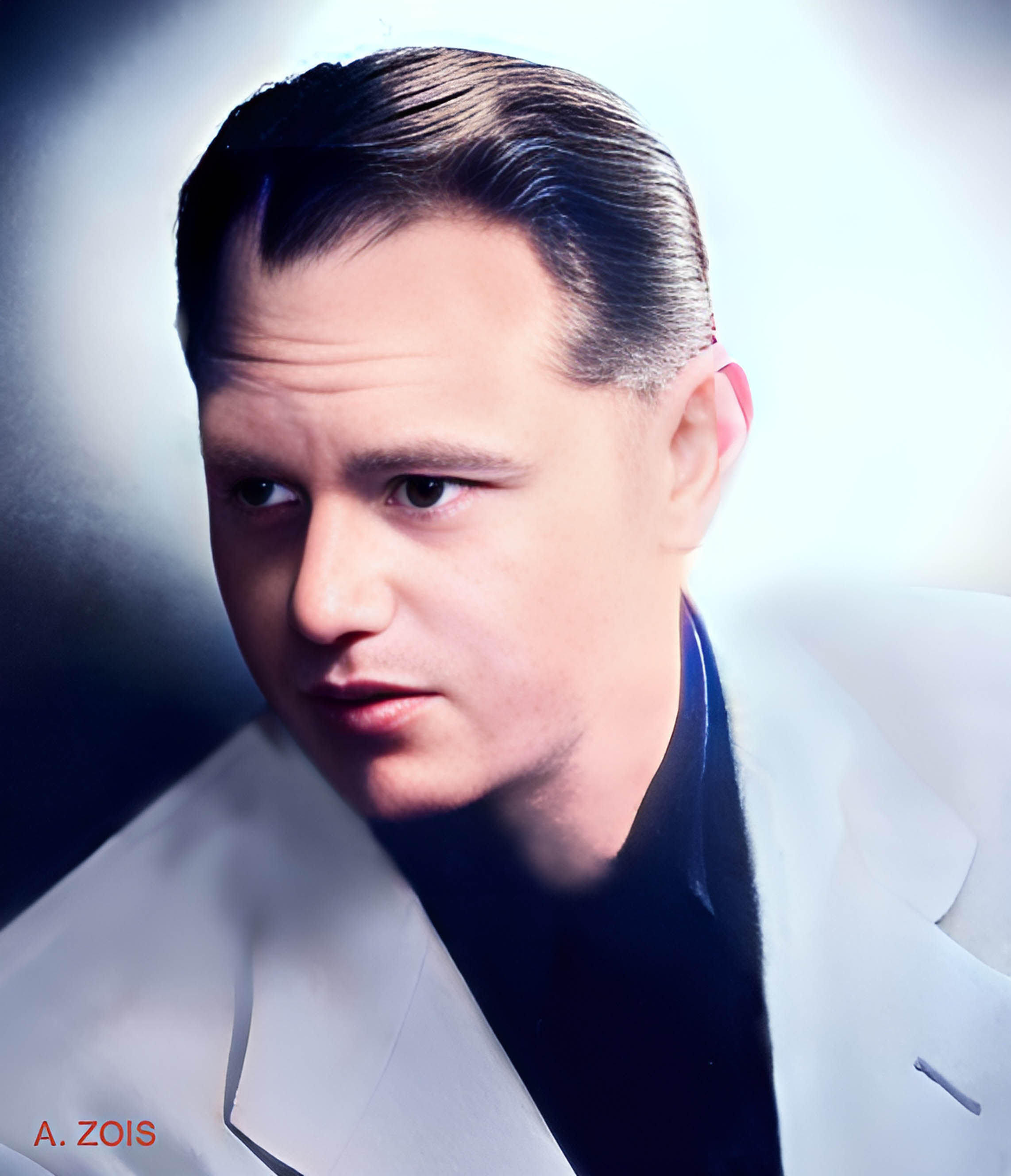 Rendered photos of Meher Baba's Western Men Close Ones by Anthony Zois ...