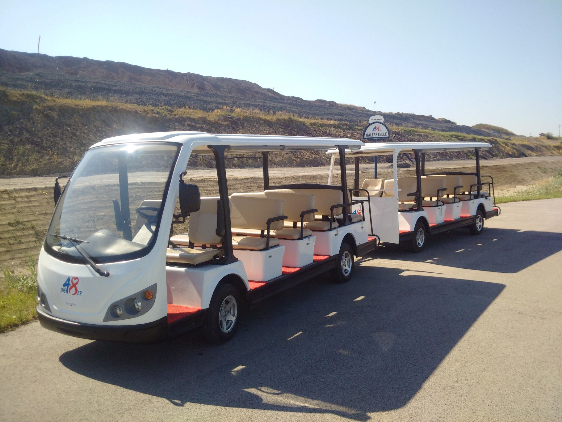 QS E POWER - Elektro shuttle, rundfahrt, shuttle , bummelzug ...