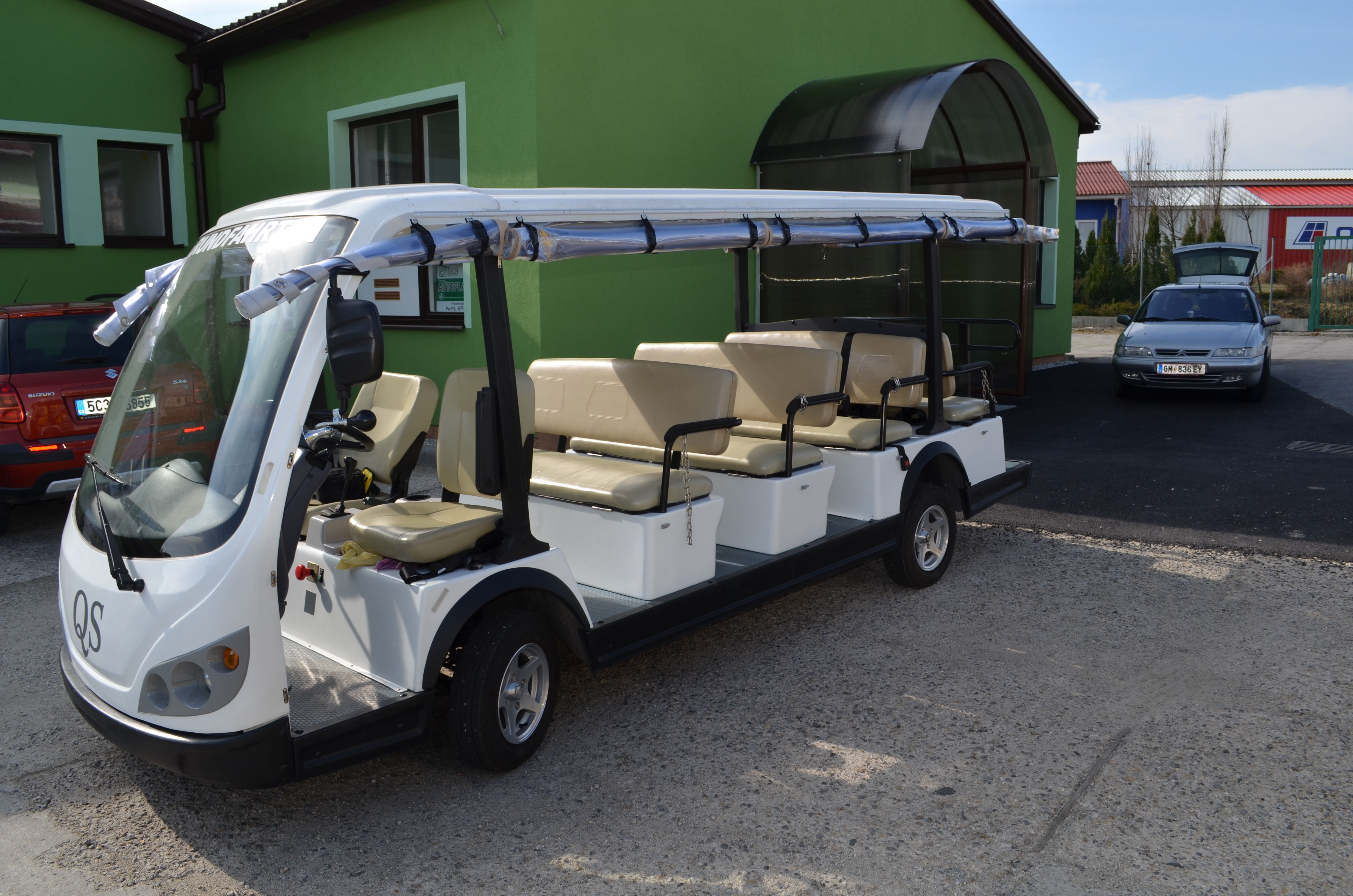 QS E POWER - Elektro shuttle, rundfahrt, shuttle , bummelzug ...