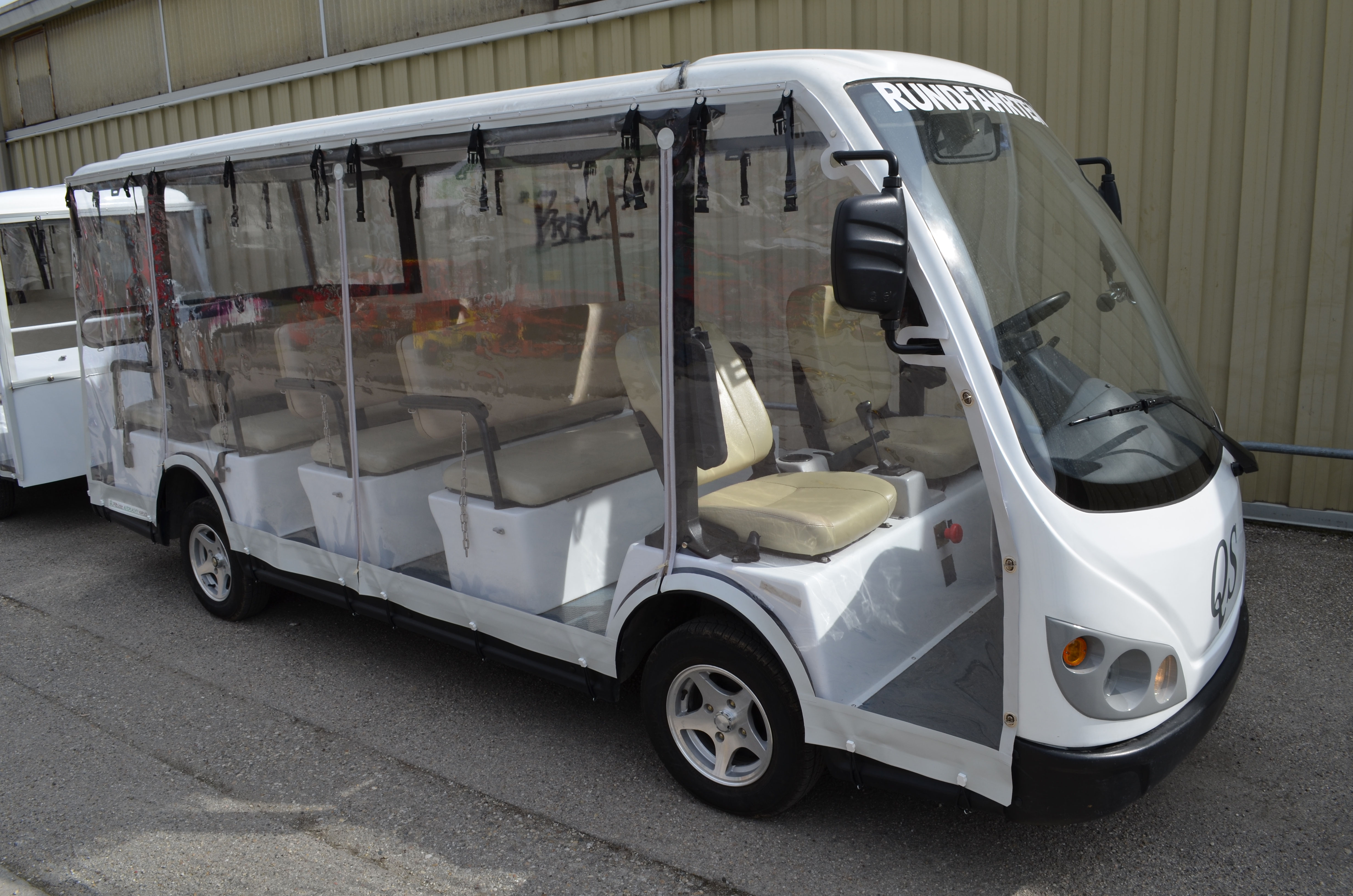 QS E POWER - Elektro shuttle, rundfahrt, shuttle , bummelzug ...