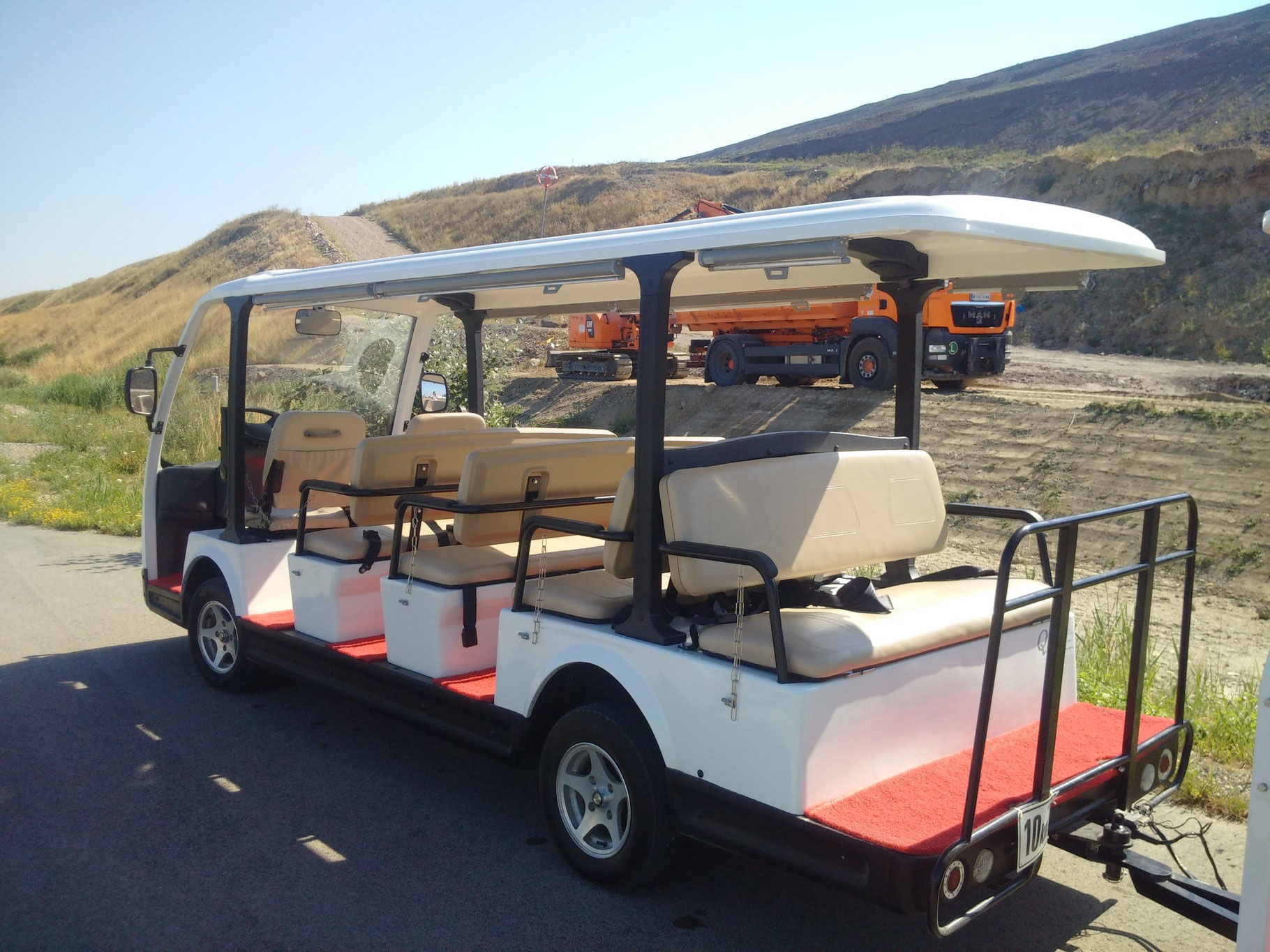 QS E POWER - Elektro shuttle, rundfahrt, shuttle , bummelzug ...